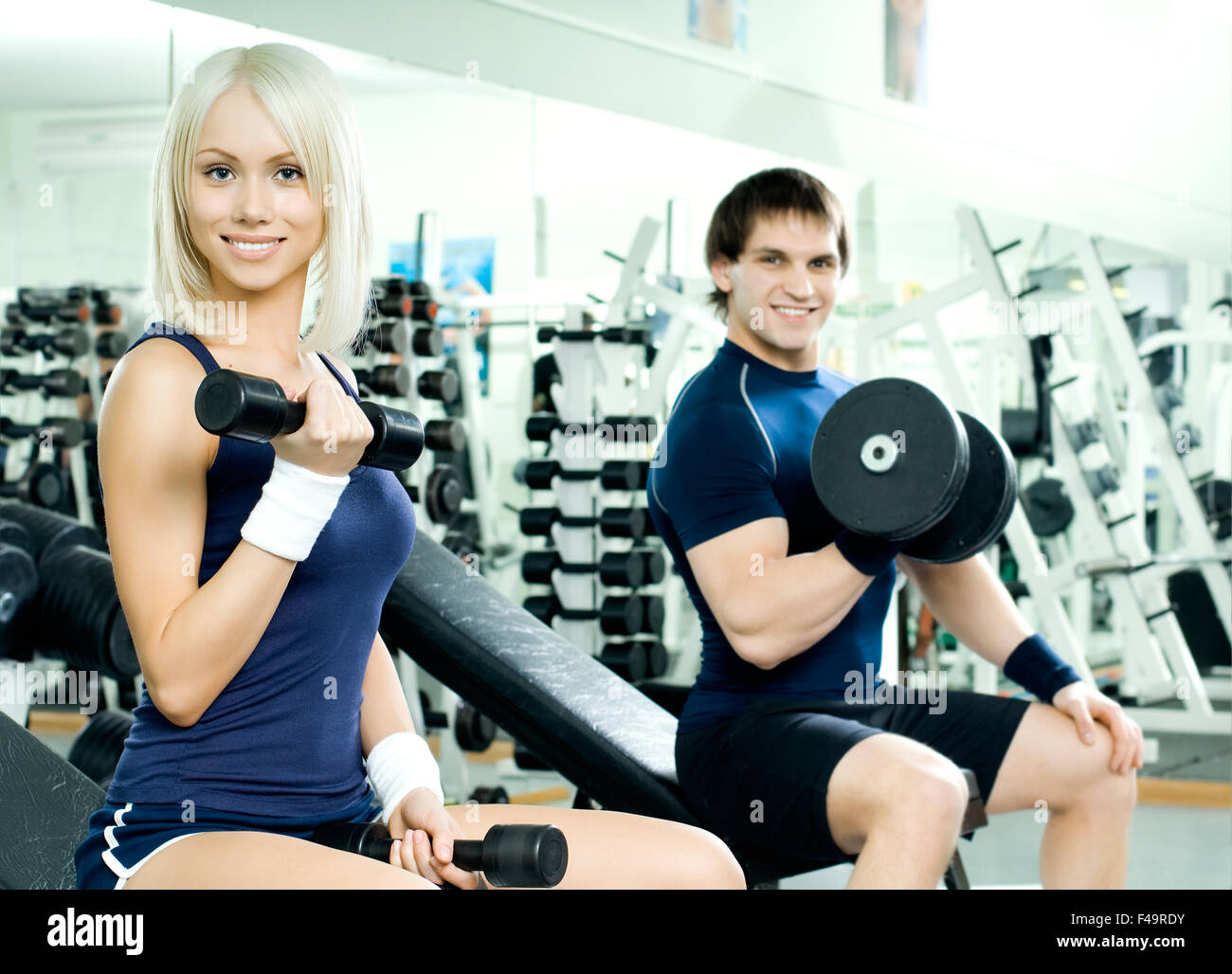 Bodybuilding couple hi-res stock photography and images - Alamy