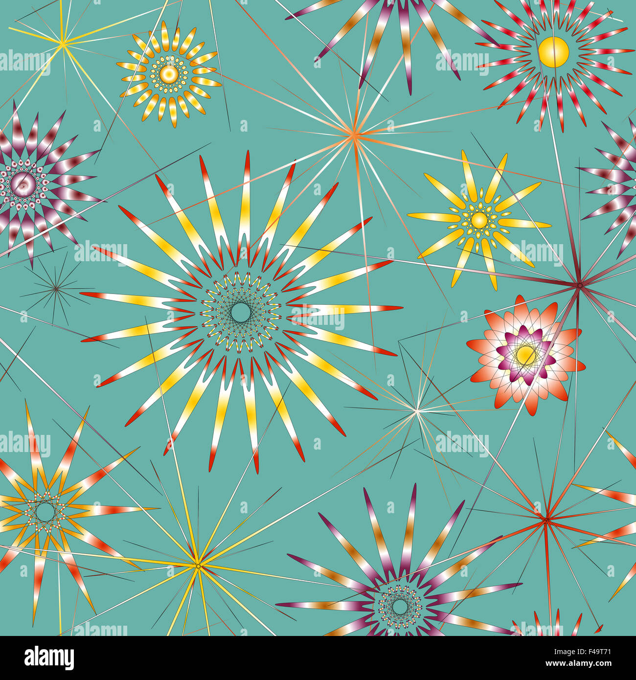 seamless pattern stars Stock Photo - Alamy