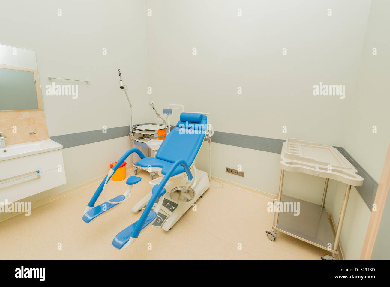 Gynecology room in the hospital Stock Photo - Alamy