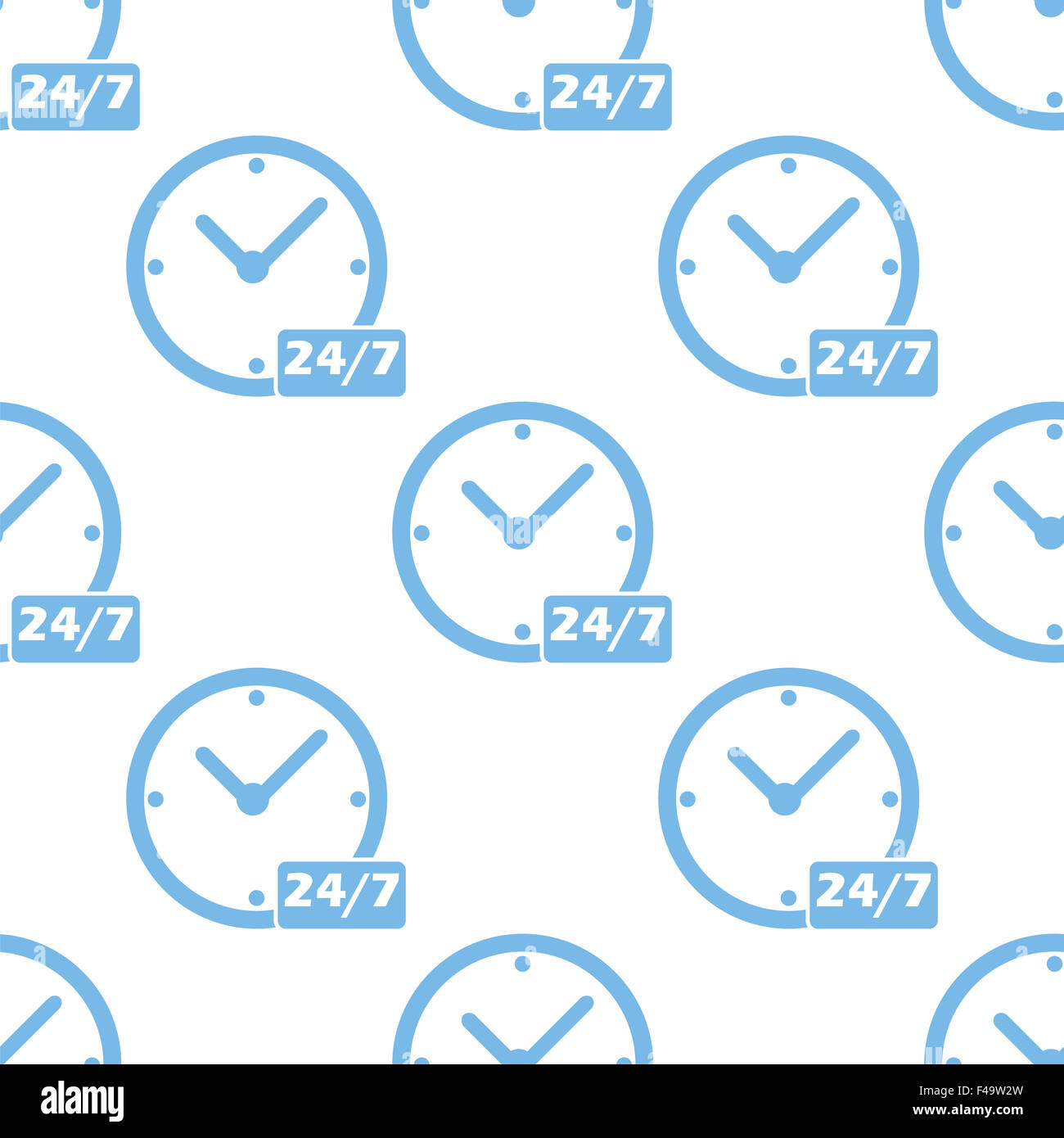 Clock seamless pattern Stock Photo - Alamy