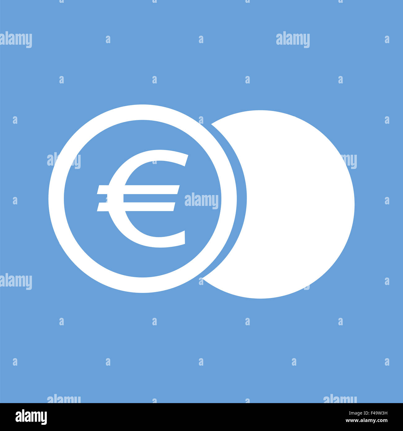 Euro coin flat hi-res stock photography and images - Alamy