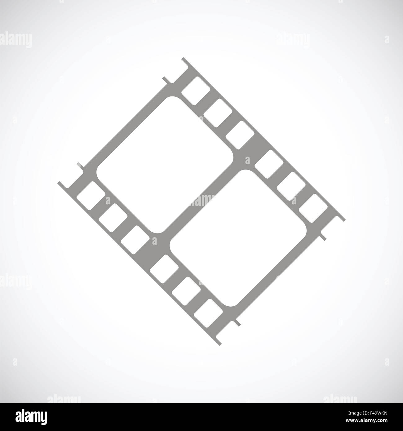 Film black icon Stock Photo - Alamy