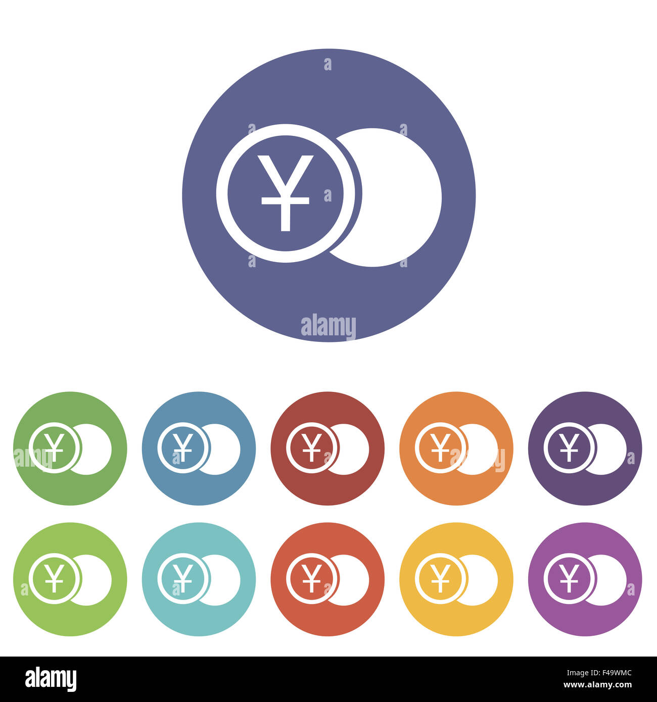 Yellow yen Cut Out Stock Images & Pictures - Alamy