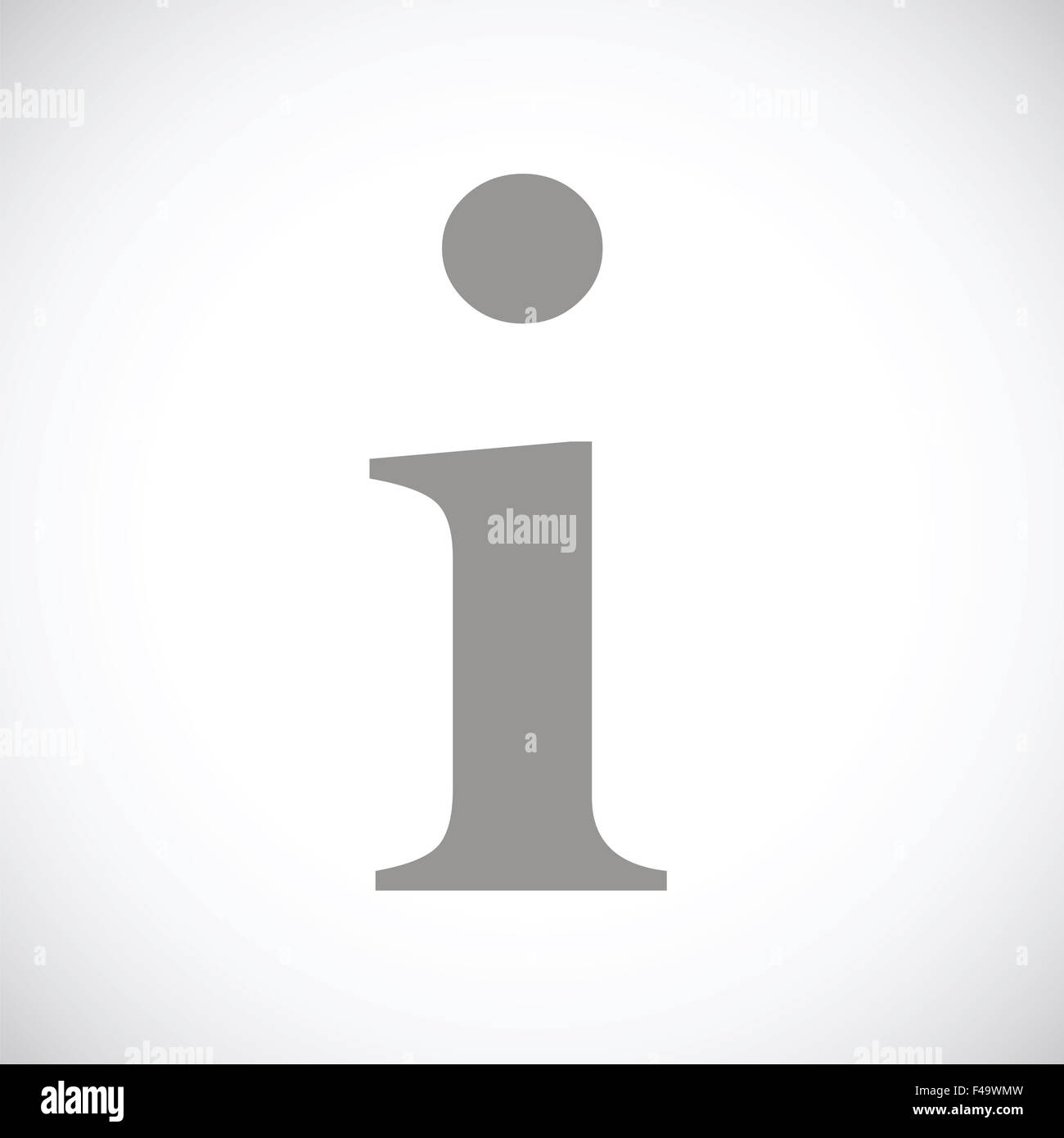Info black icon Stock Photo - Alamy