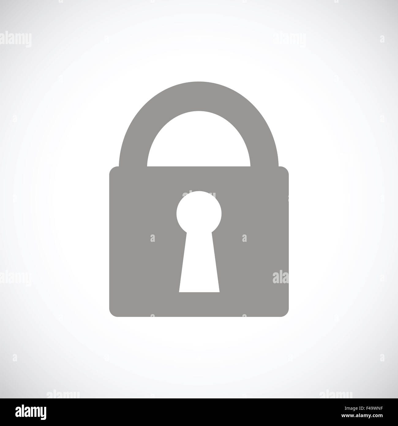 Lock black icon Stock Photo - Alamy