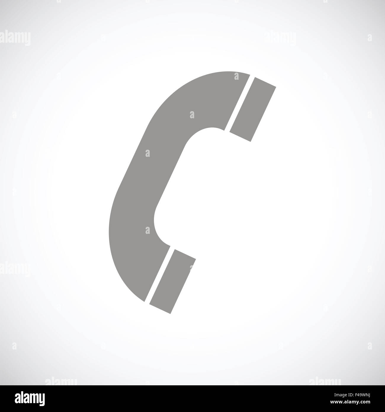 Telephone black icon hi-res stock photography and images - Alamy