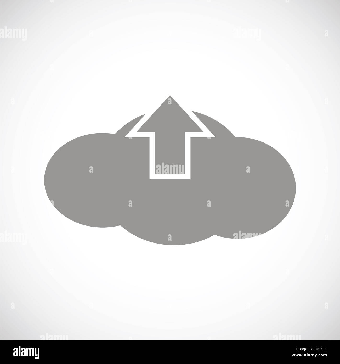 Upload black icon Stock Photo - Alamy