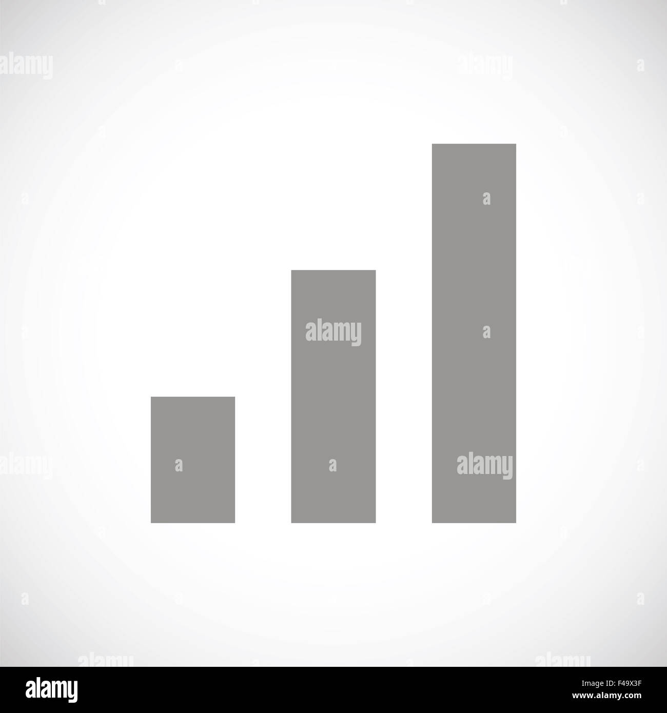 Graph black icon Stock Photo - Alamy