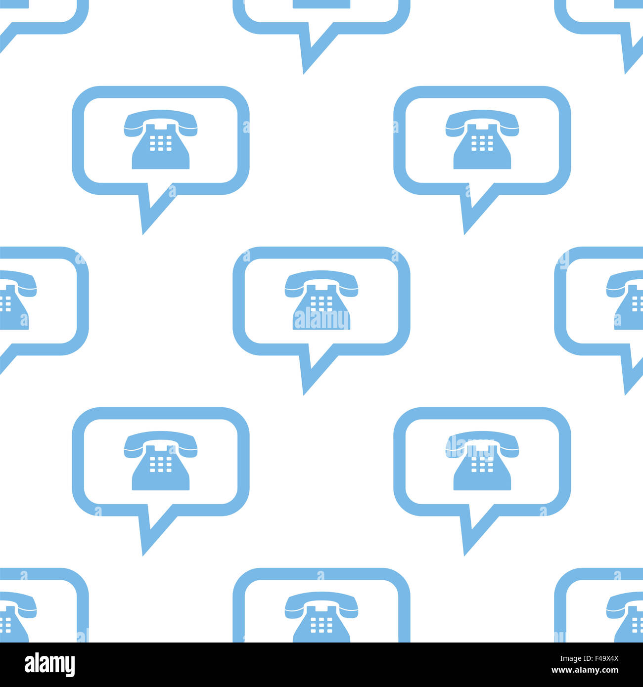 Phone seamless pattern Stock Photo - Alamy