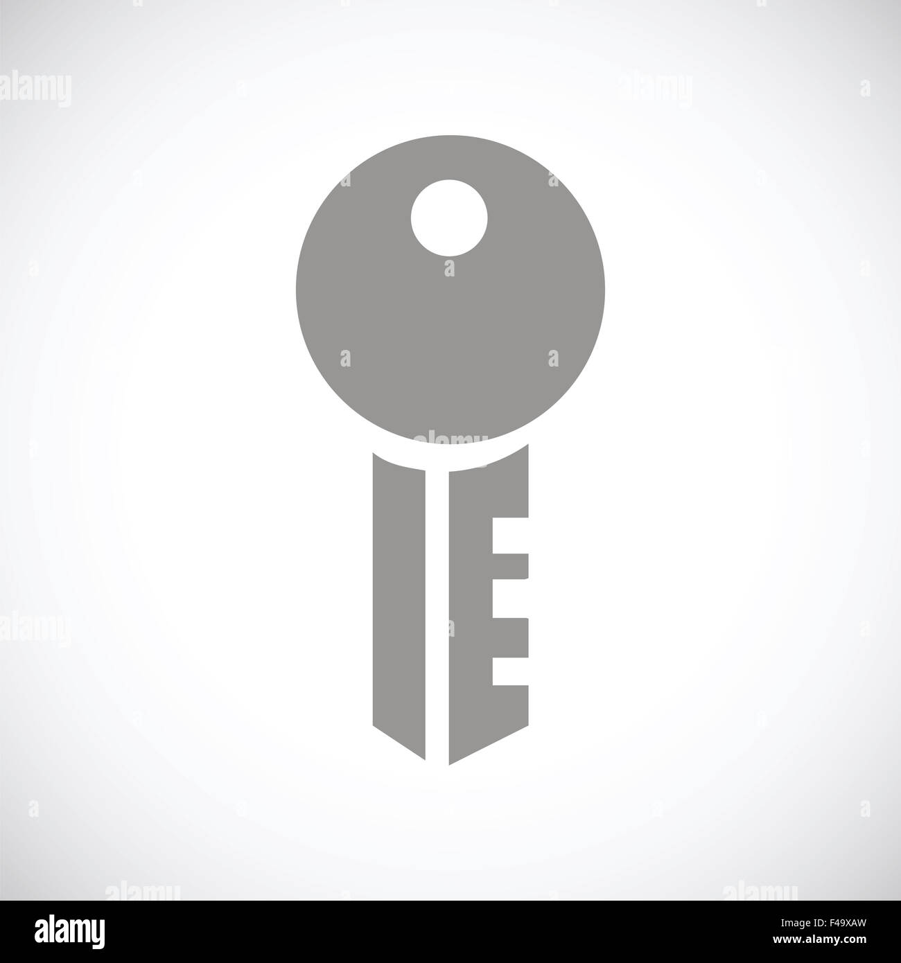 Key black icon Stock Photo - Alamy