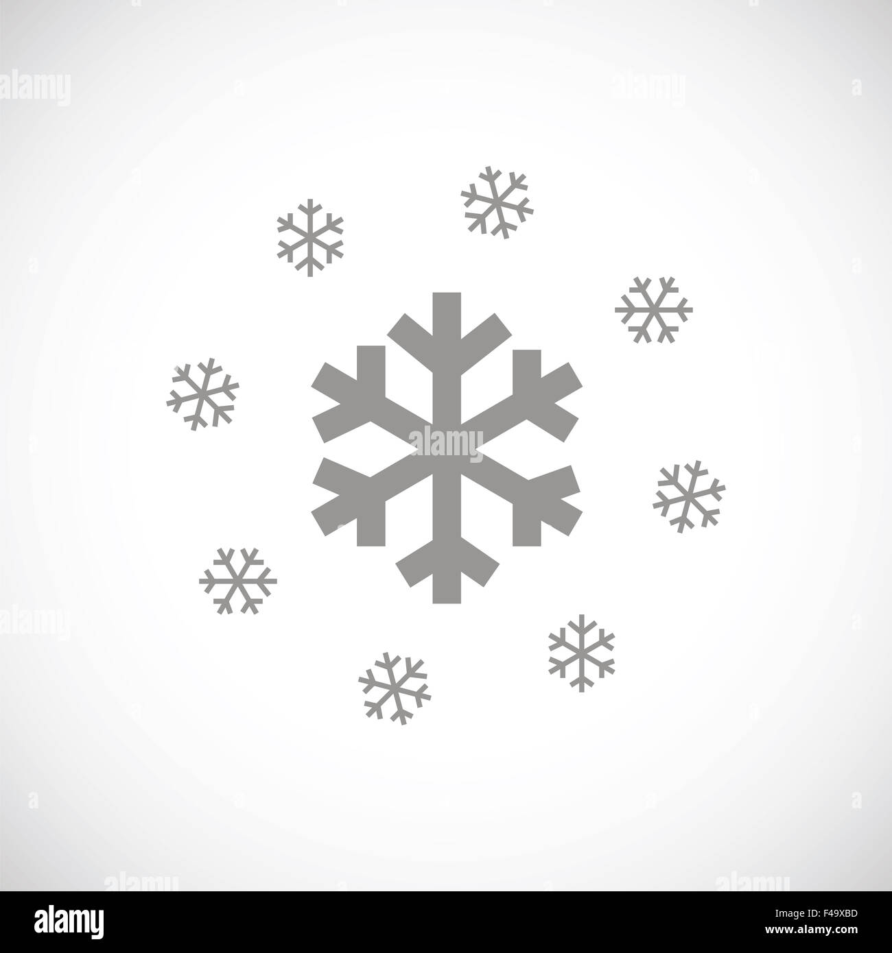 Snow black icon Stock Photo - Alamy