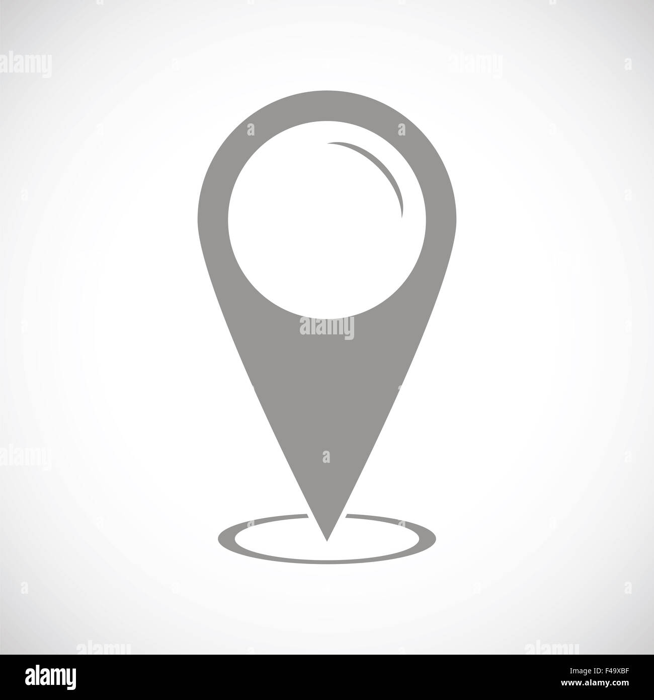 Pointer black icon Stock Photo - Alamy