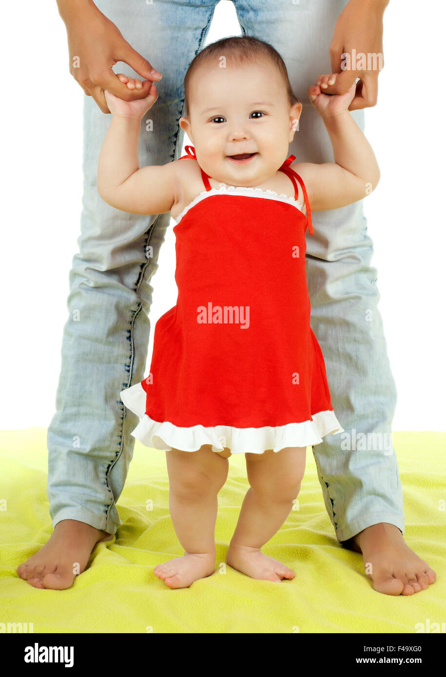 Two children help hi-res stock photography and images - Alamy