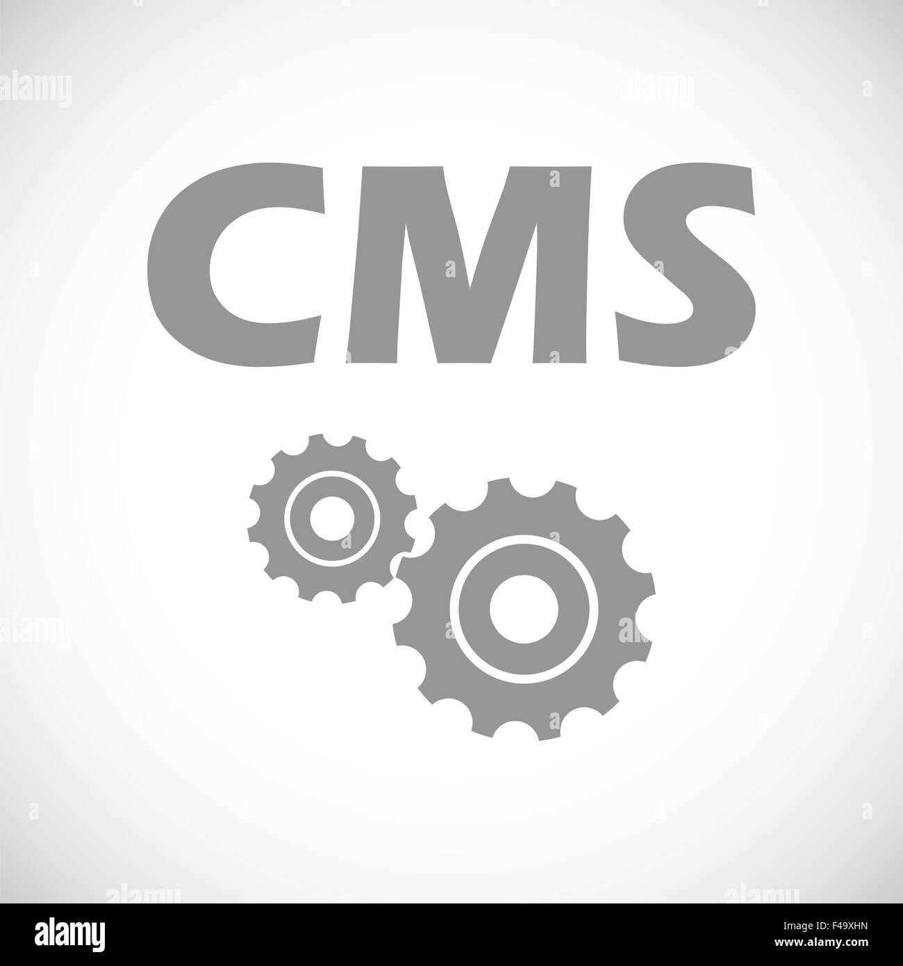Cms black icon Stock Photo - Alamy