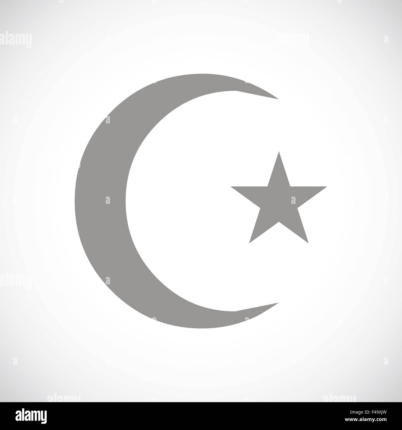 Islam black icon Stock Photo - Alamy
