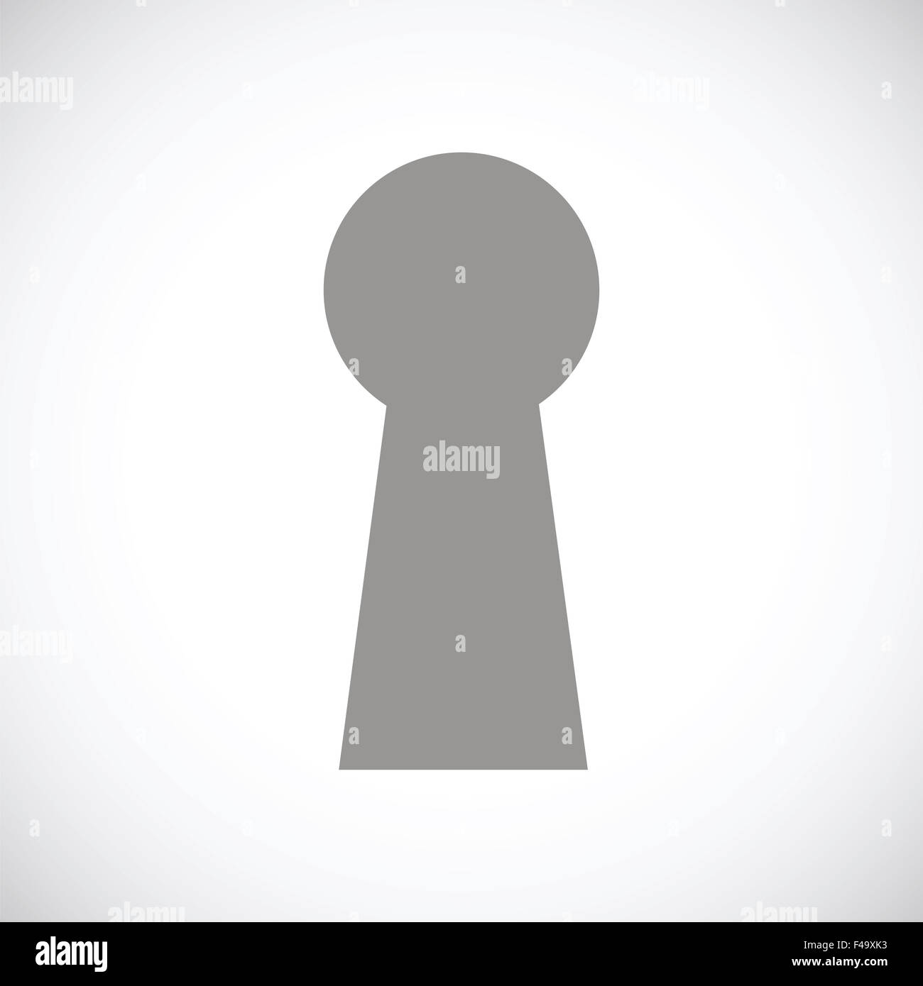Keyhole black icon Stock Photo - Alamy
