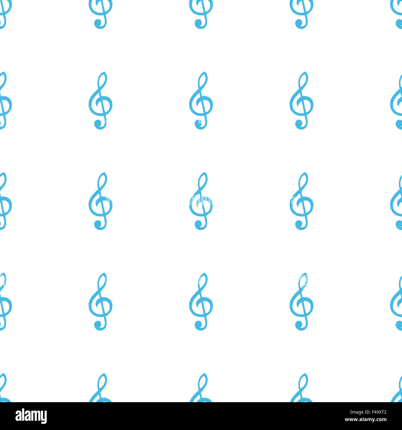 Unique Treble clef seamless pattern Stock Photo - Alamy