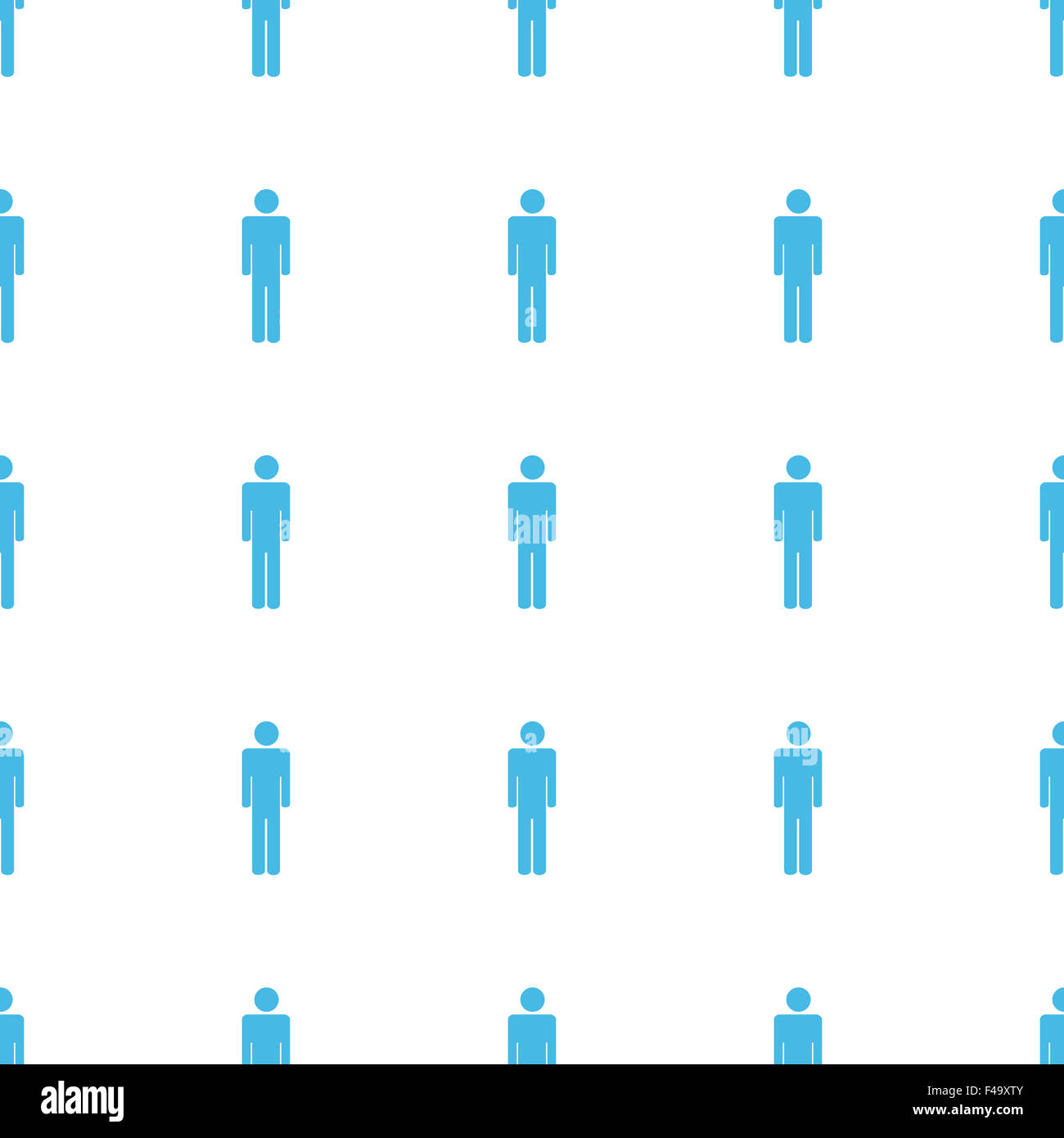 Unique Man seamless pattern Stock Photo - Alamy