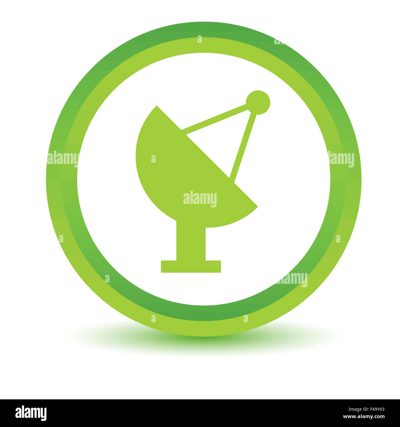Green Locator icon Stock Photo - Alamy