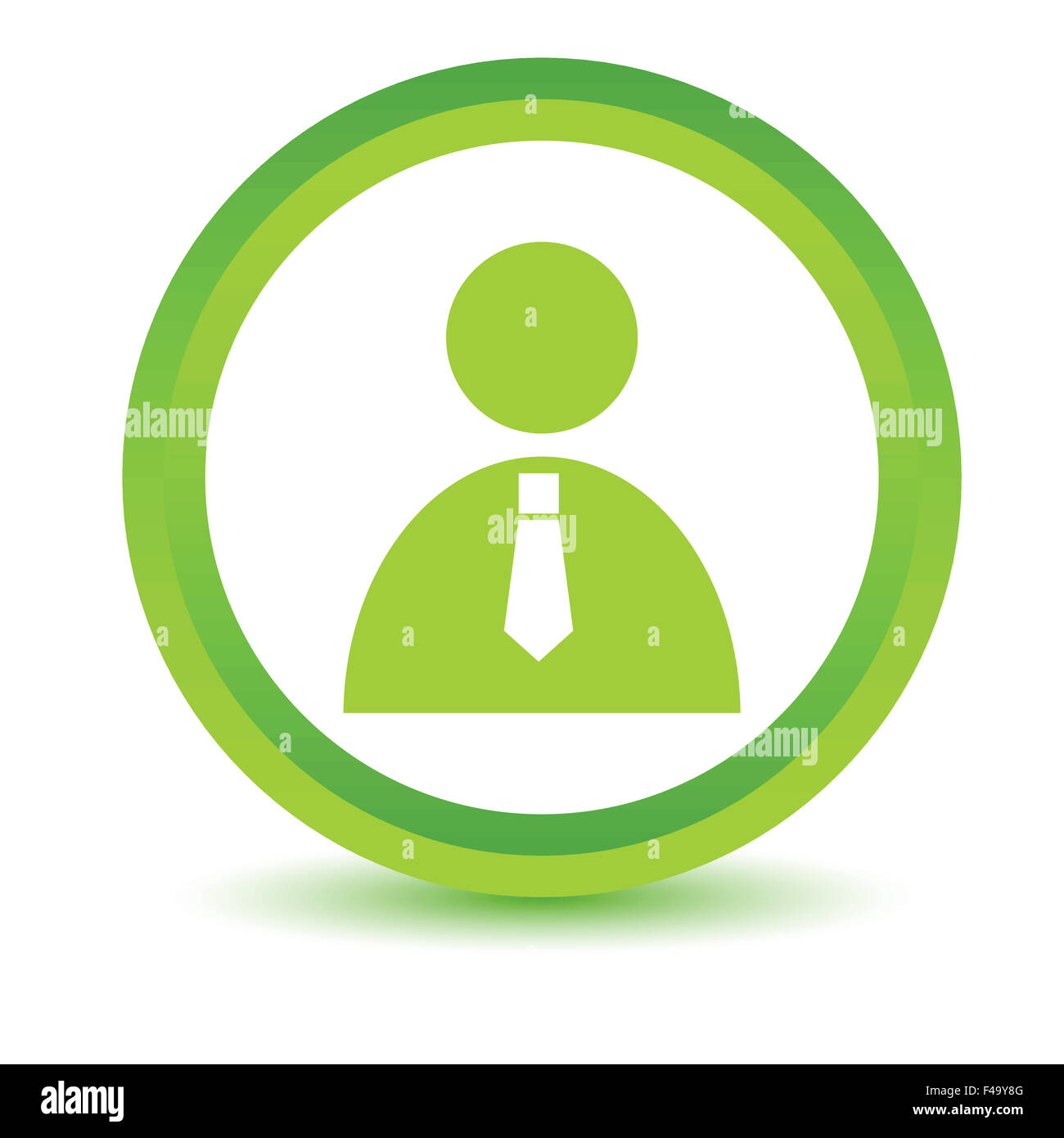 Green man icon Stock Photo - Alamy