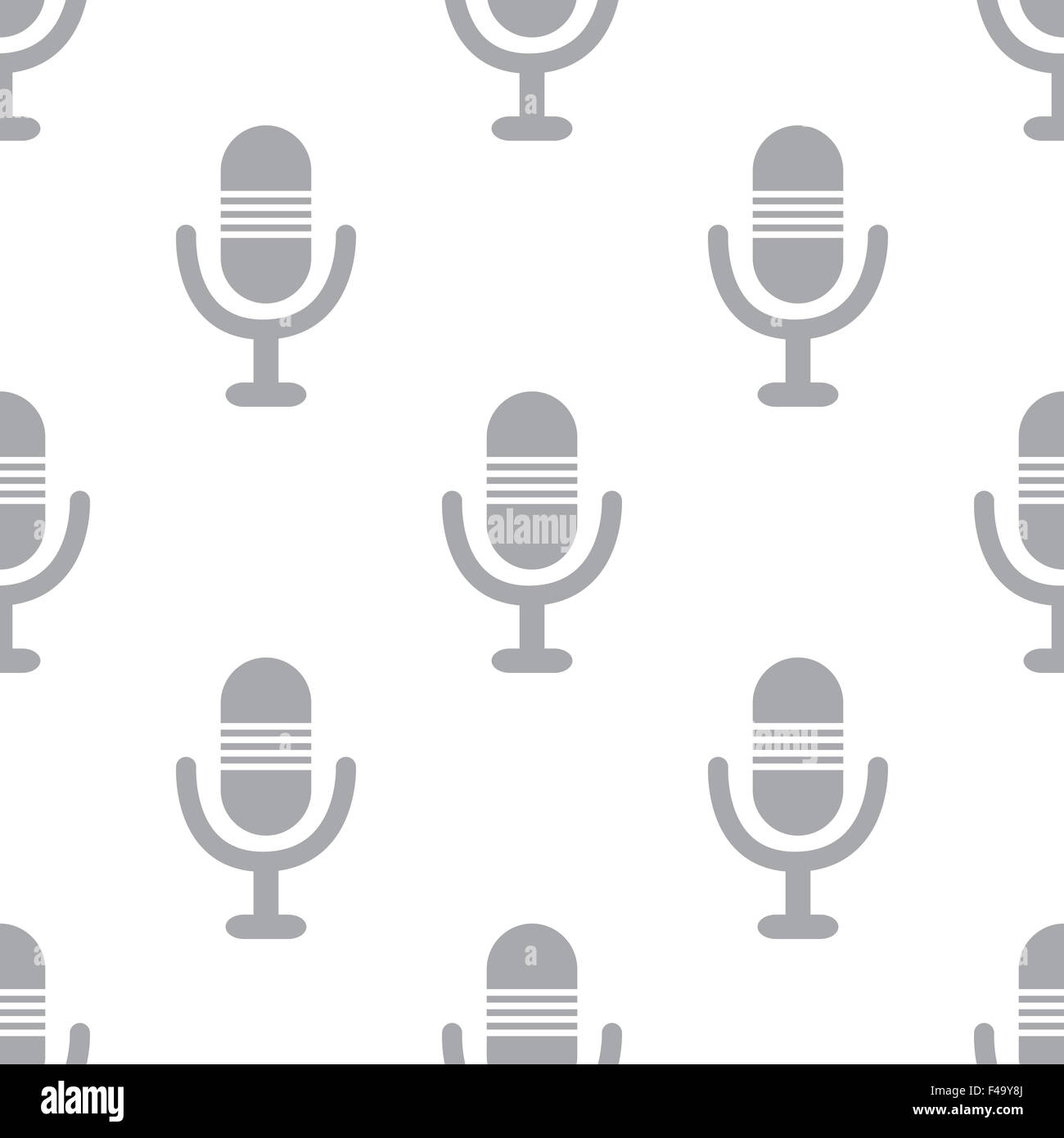 New Microphone seamless pattern Stock Photo - Alamy
