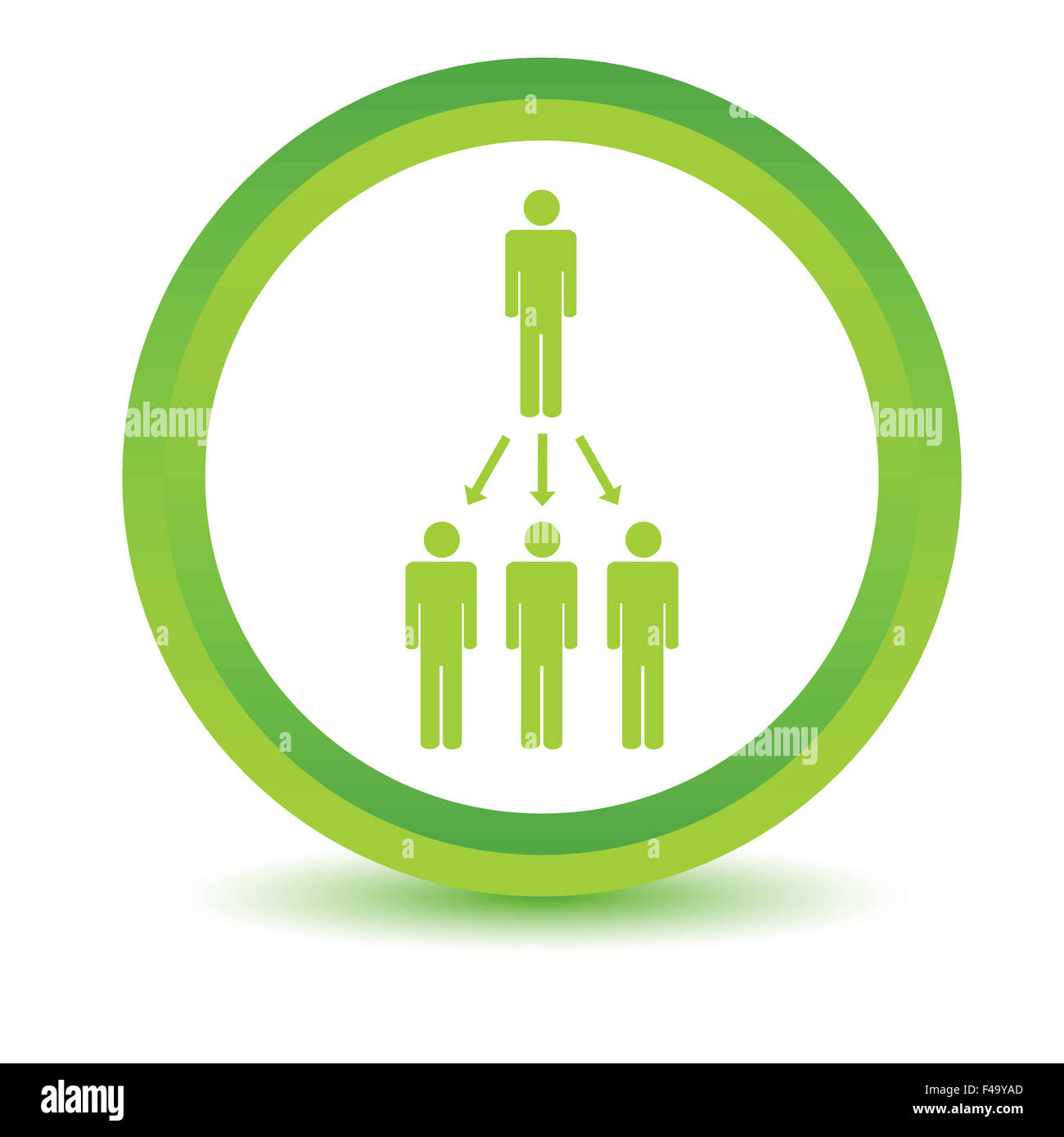 Green work scheme icon Stock Photo - Alamy