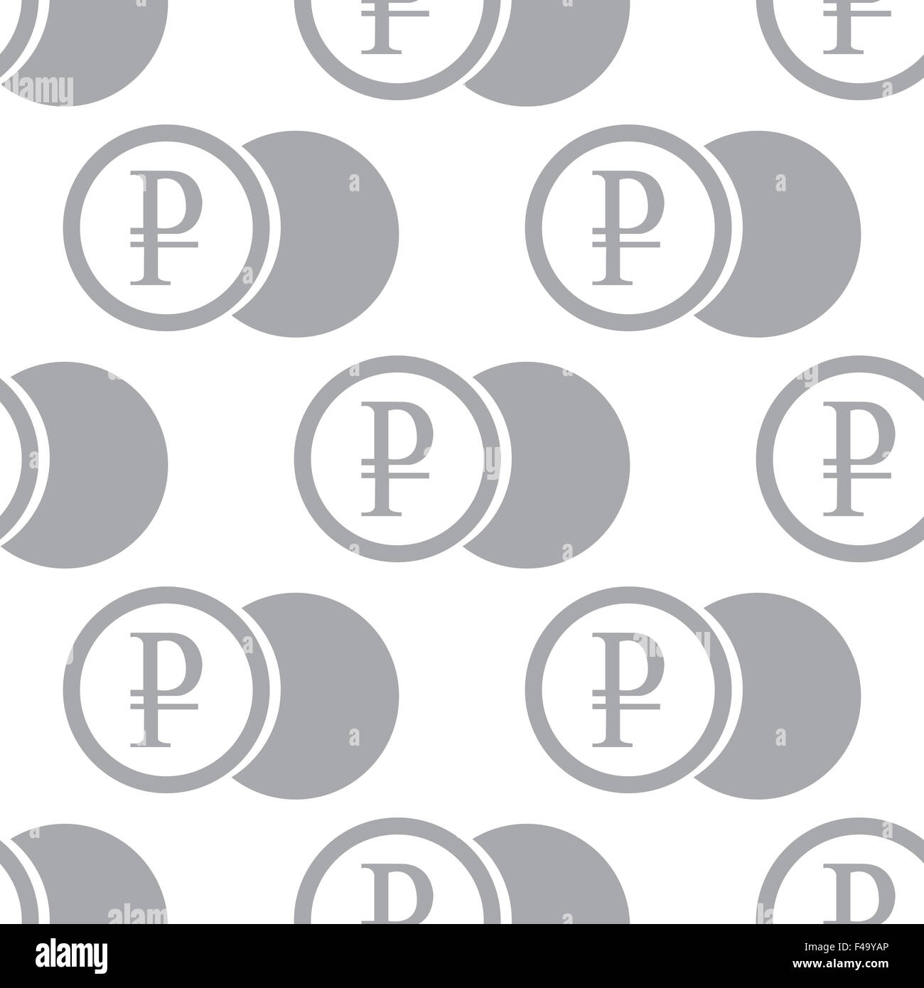 New Rouble coin seamless pattern Stock Photo - Alamy