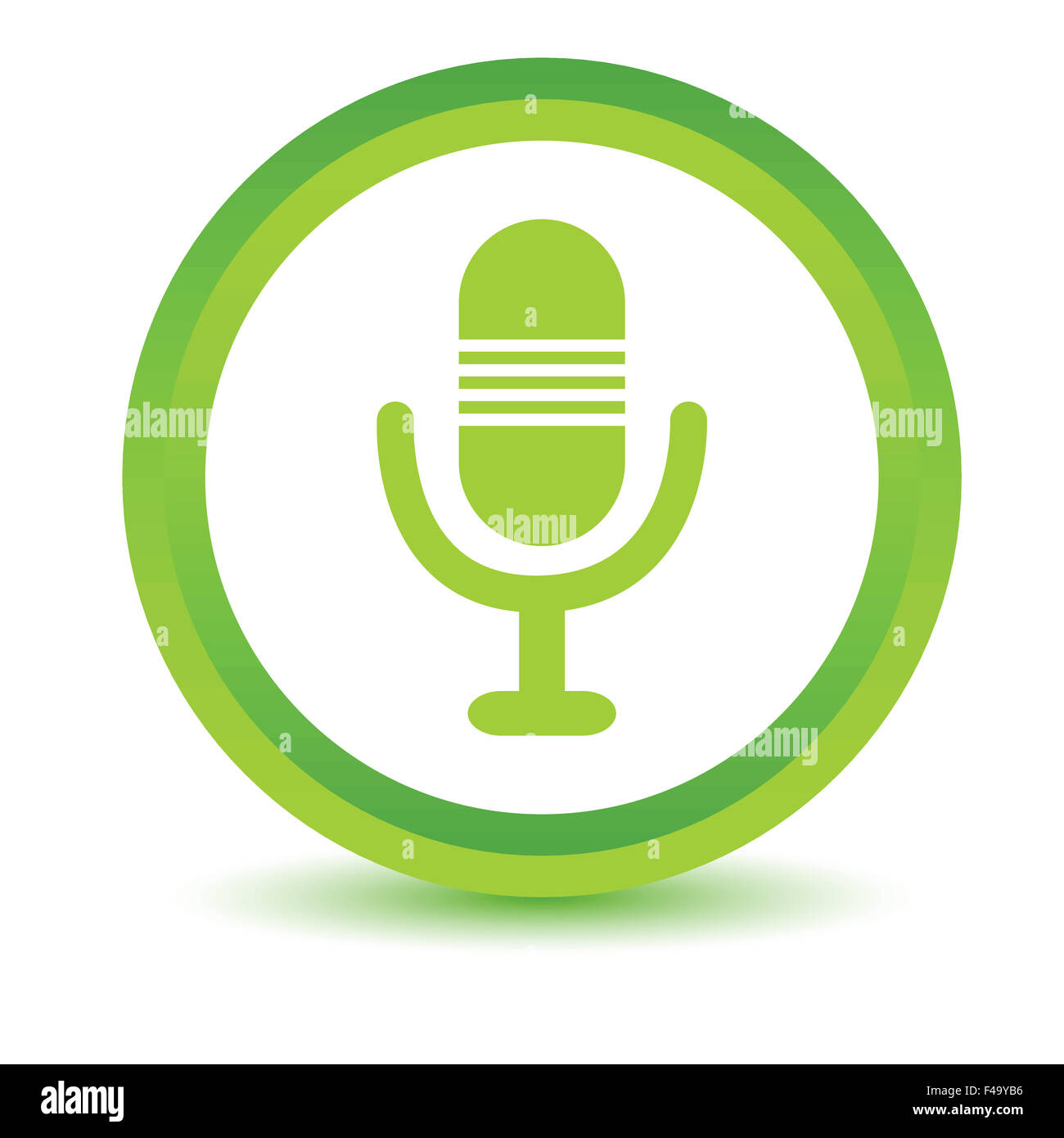 Symbol microphone icon image Cut Out Stock Images & Pictures - Alamy