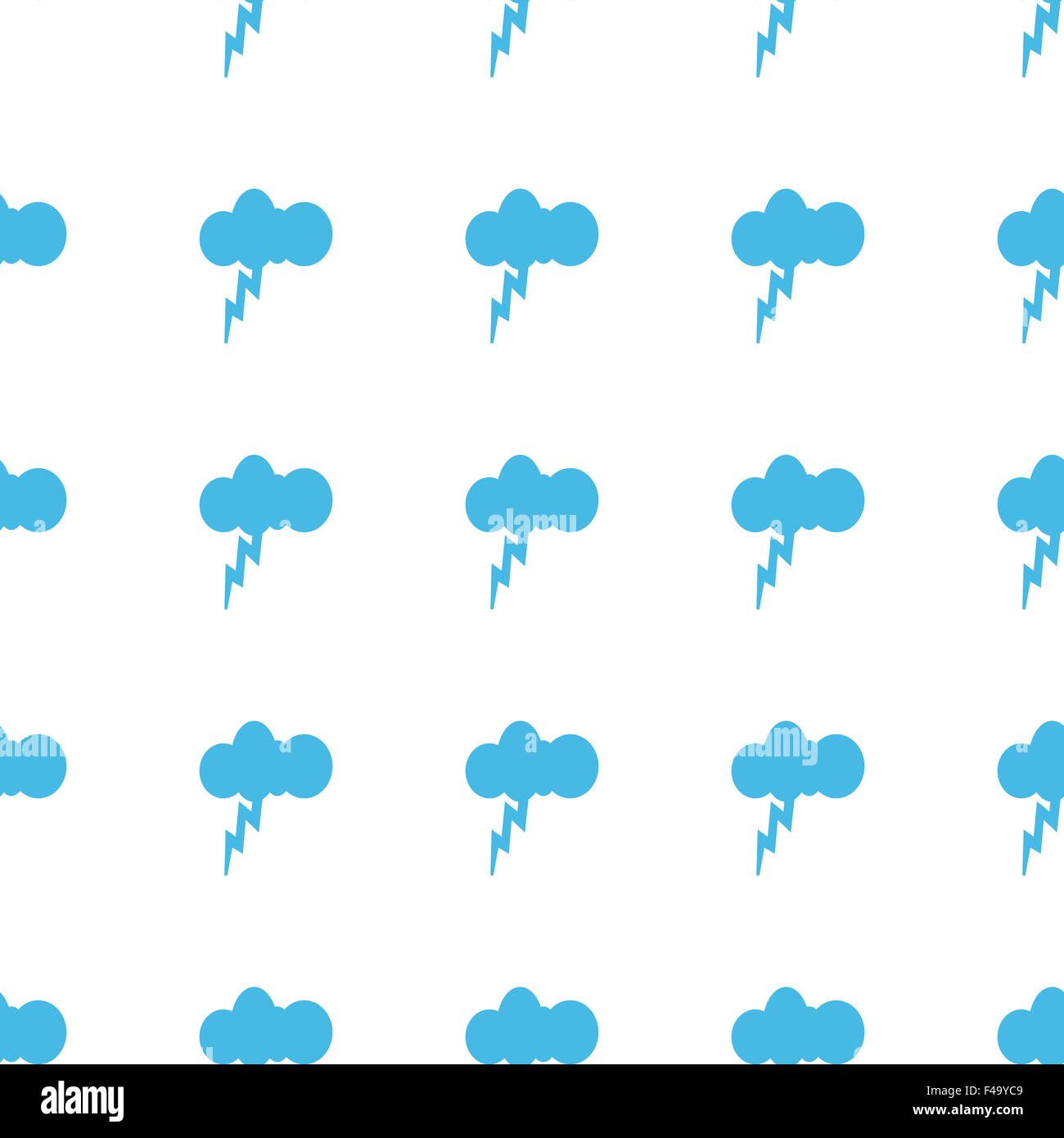 Unique Storm seamless pattern Stock Photo - Alamy