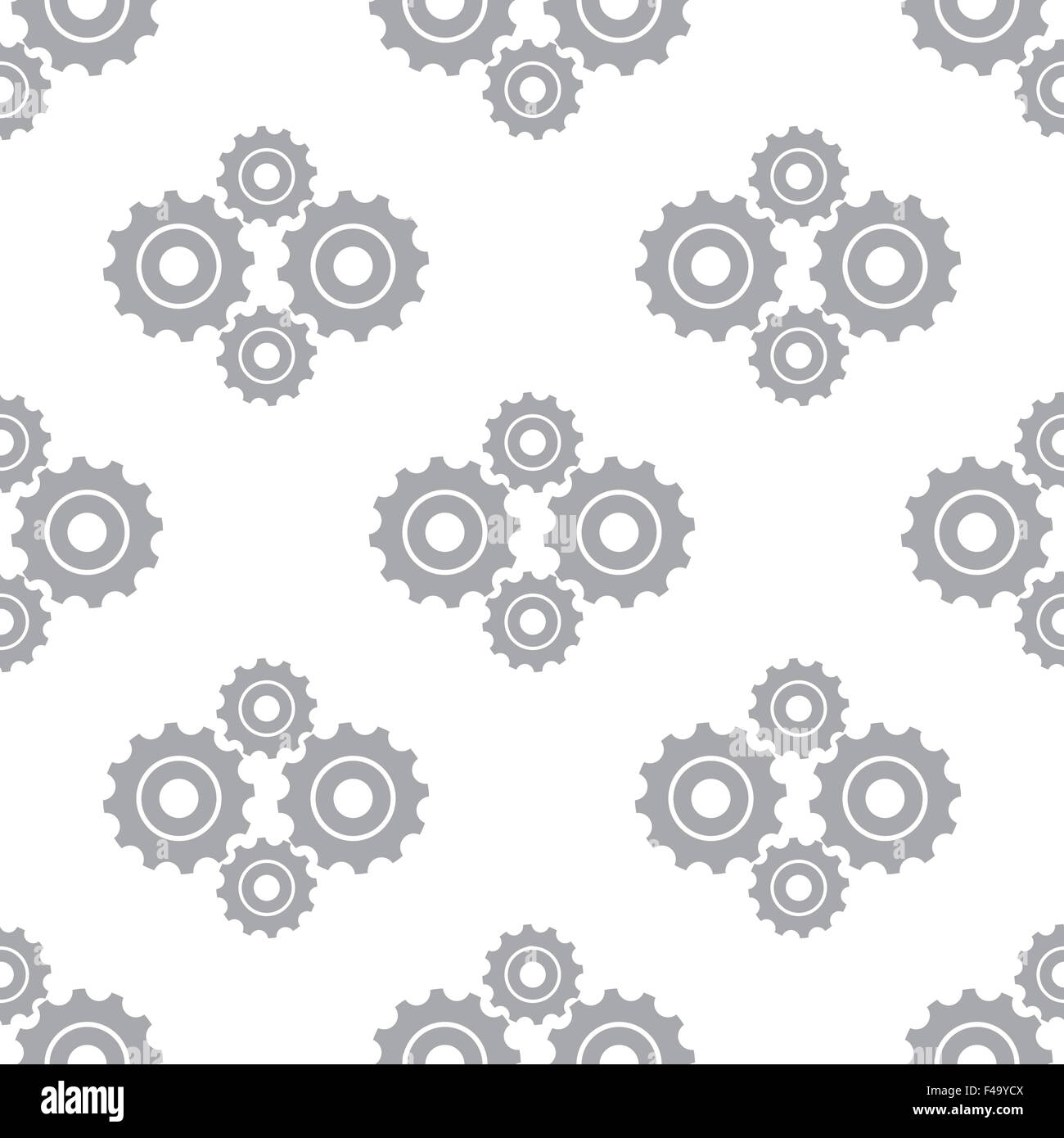 Seamless gears pattern black hi-res stock photography and images - Alamy