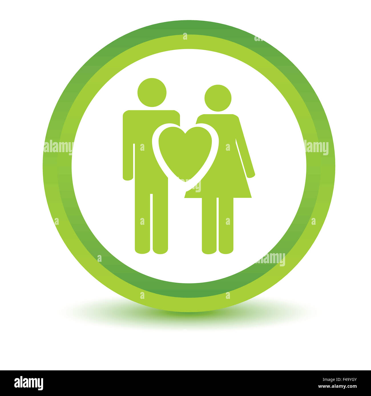 Woman icon green hi-res stock photography and images - Alamy
