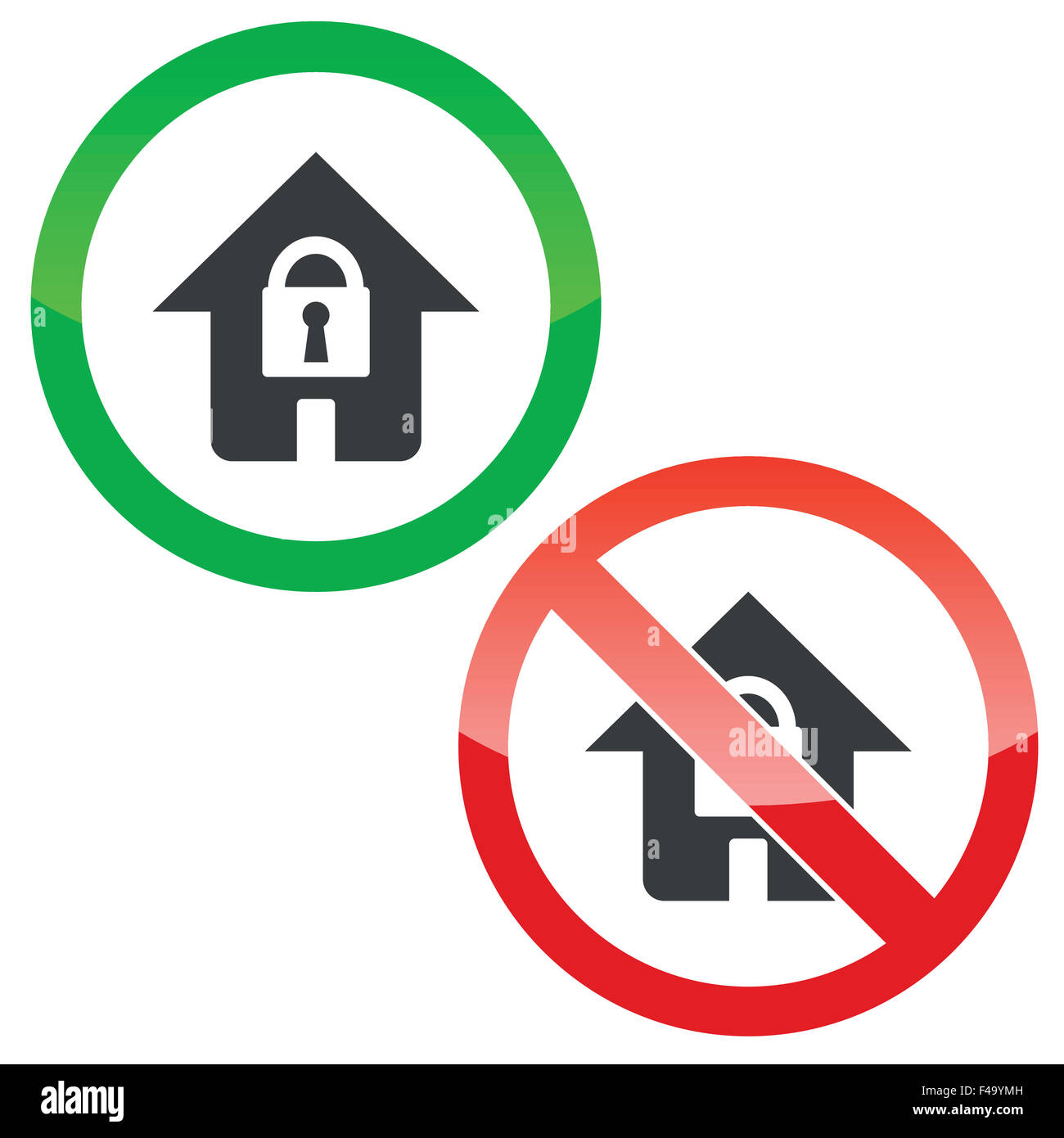 Black and white lock house hi-res stock photography and images - Alamy