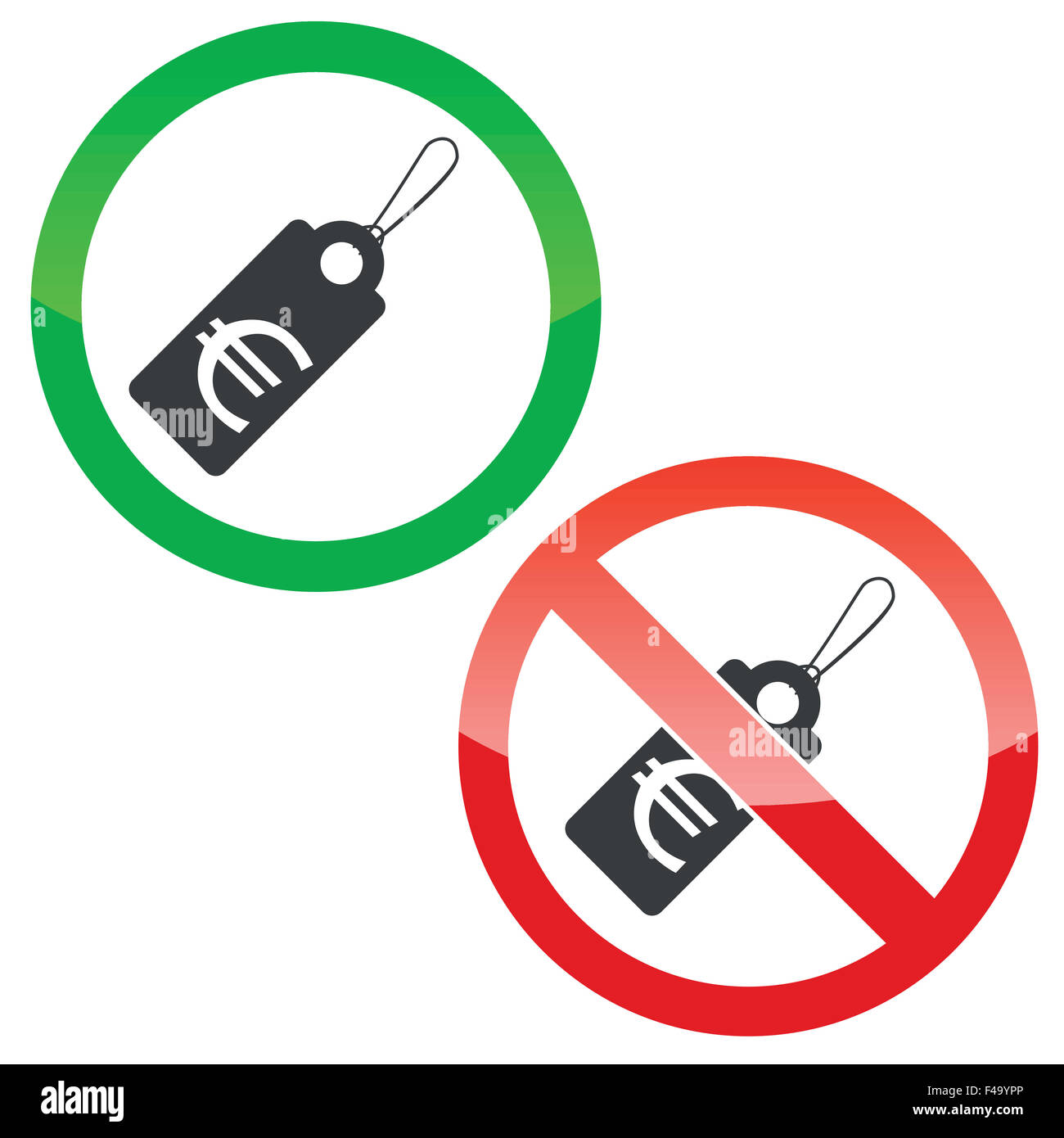 Price signs store Cut Out Stock Images & Pictures - Alamy