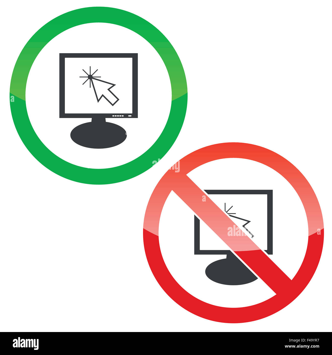 The monitor cursor hi-res stock photography and images - Alamy