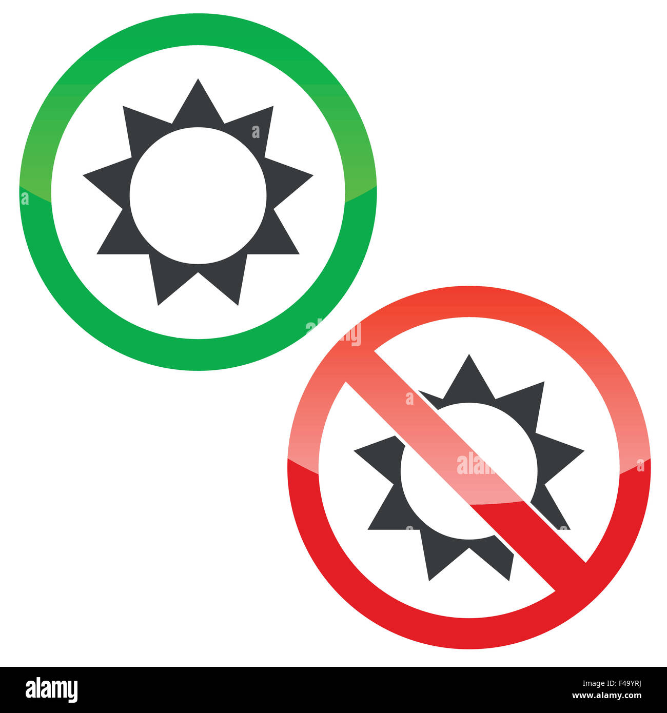 Climate signs set hi-res stock photography and images - Alamy