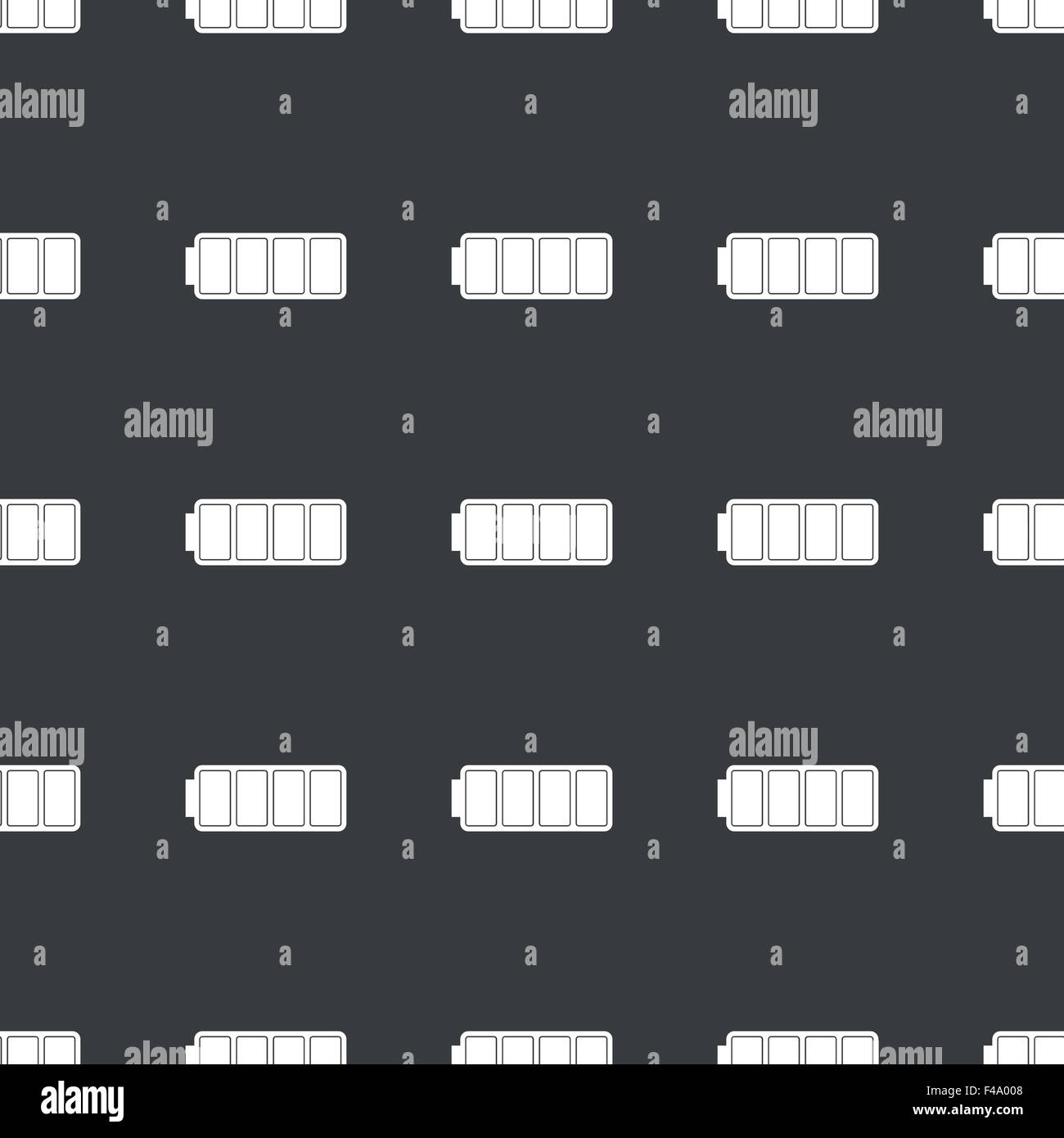 Straight black full battery pattern Stock Photo - Alamy