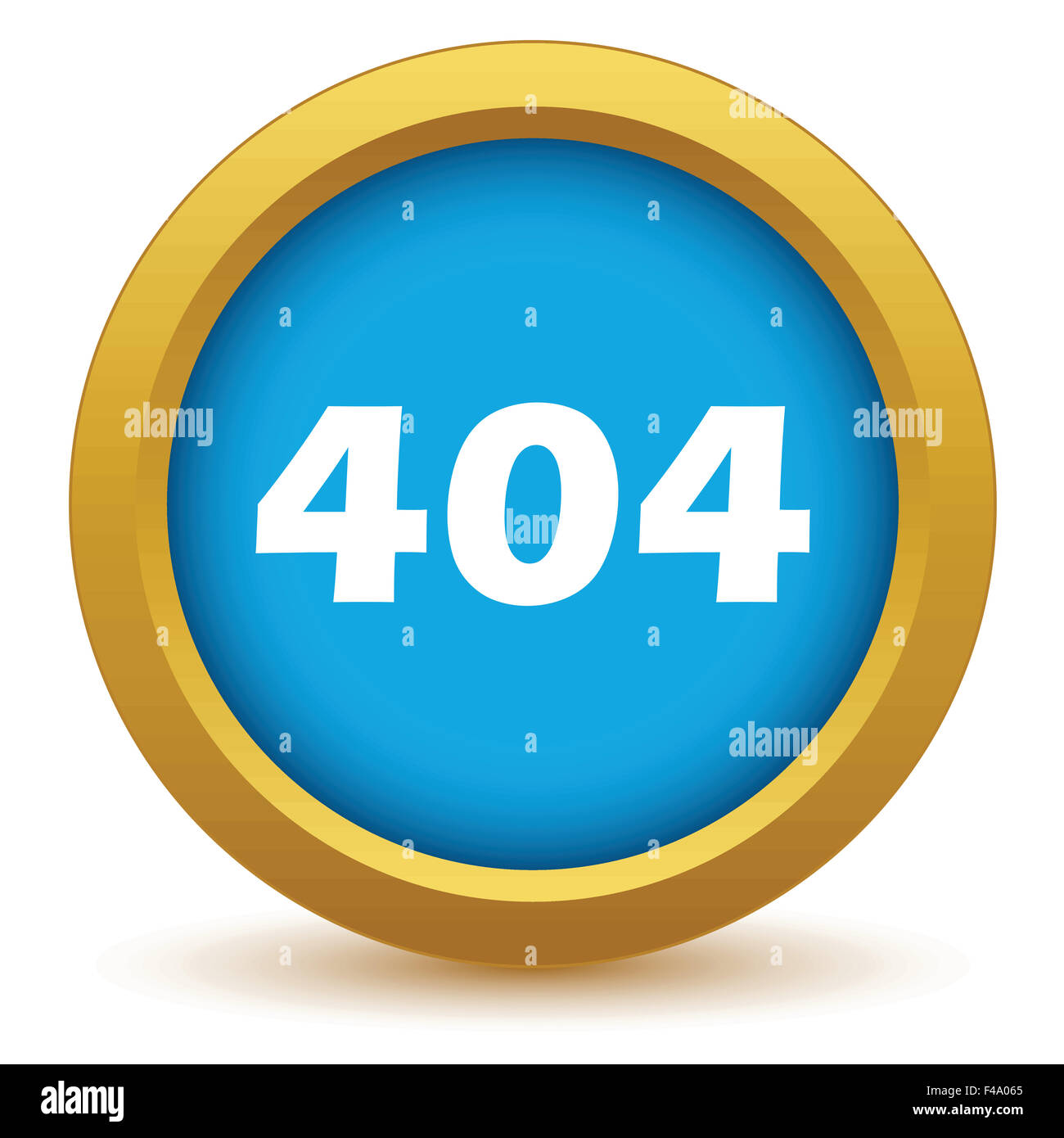 Golden email icon Cut Out Stock Images & Pictures - Alamy