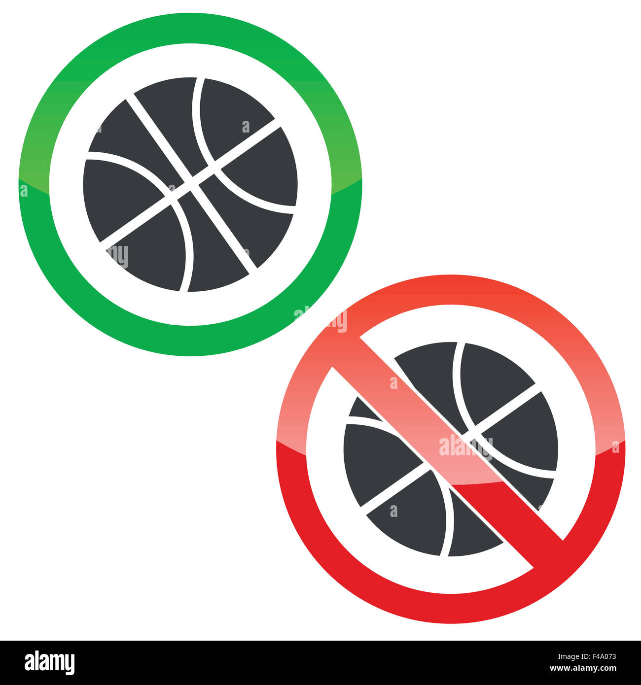 Basketball icon sign set hi-res stock photography and images - Alamy