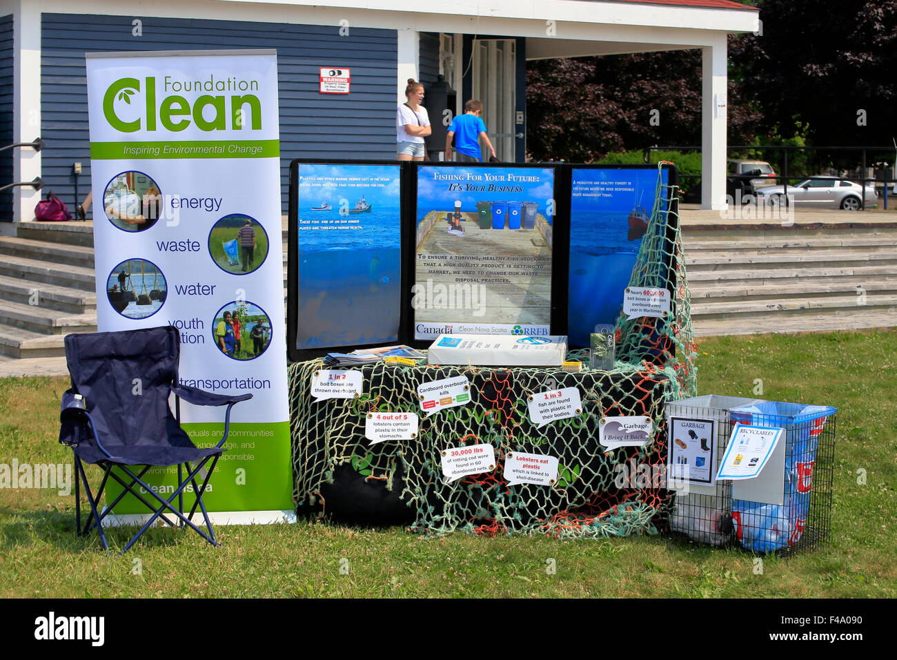 A Clean Foundation environmental exhibit or display promoting energy ...