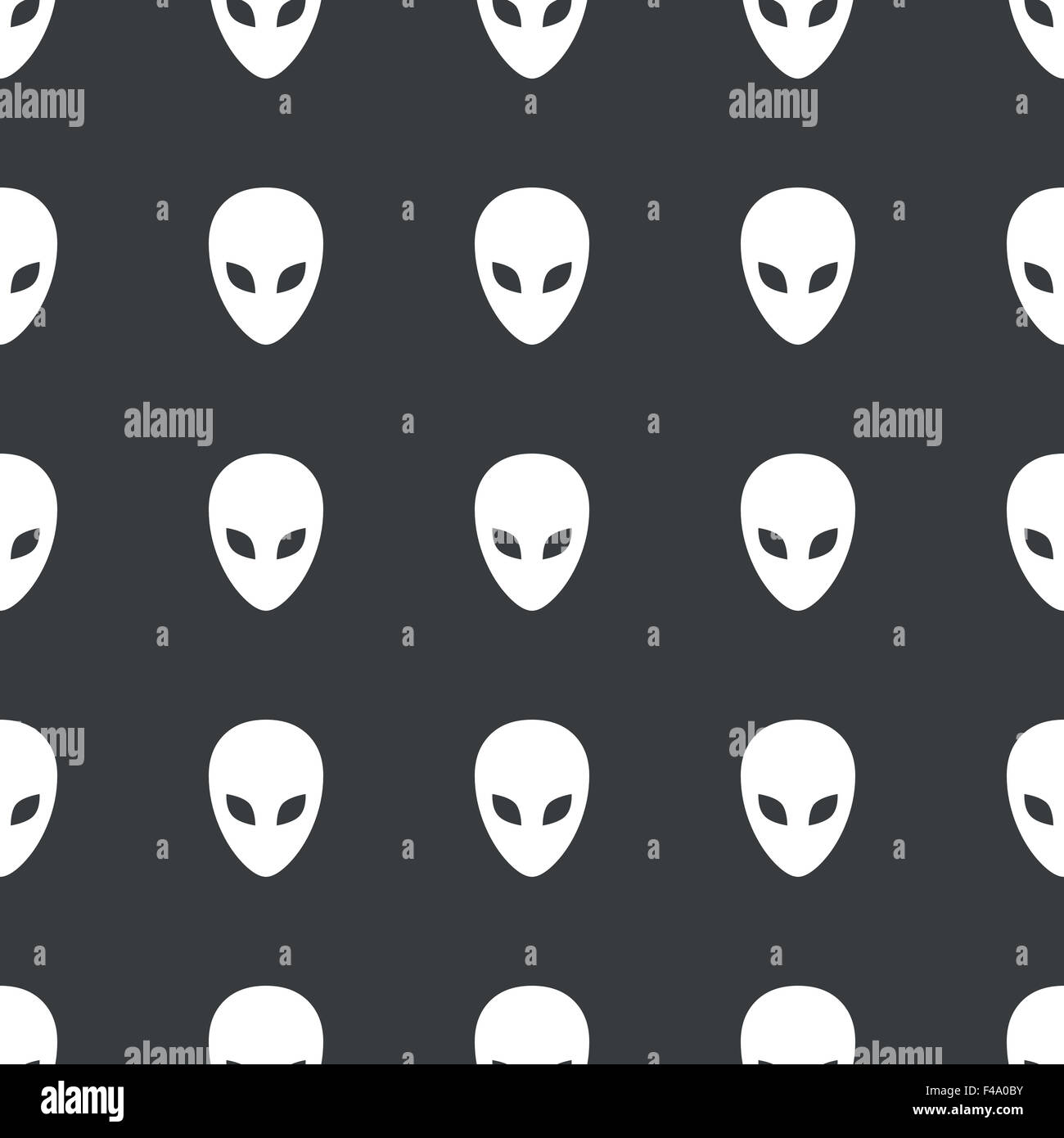 Straight black alien pattern Stock Photo - Alamy