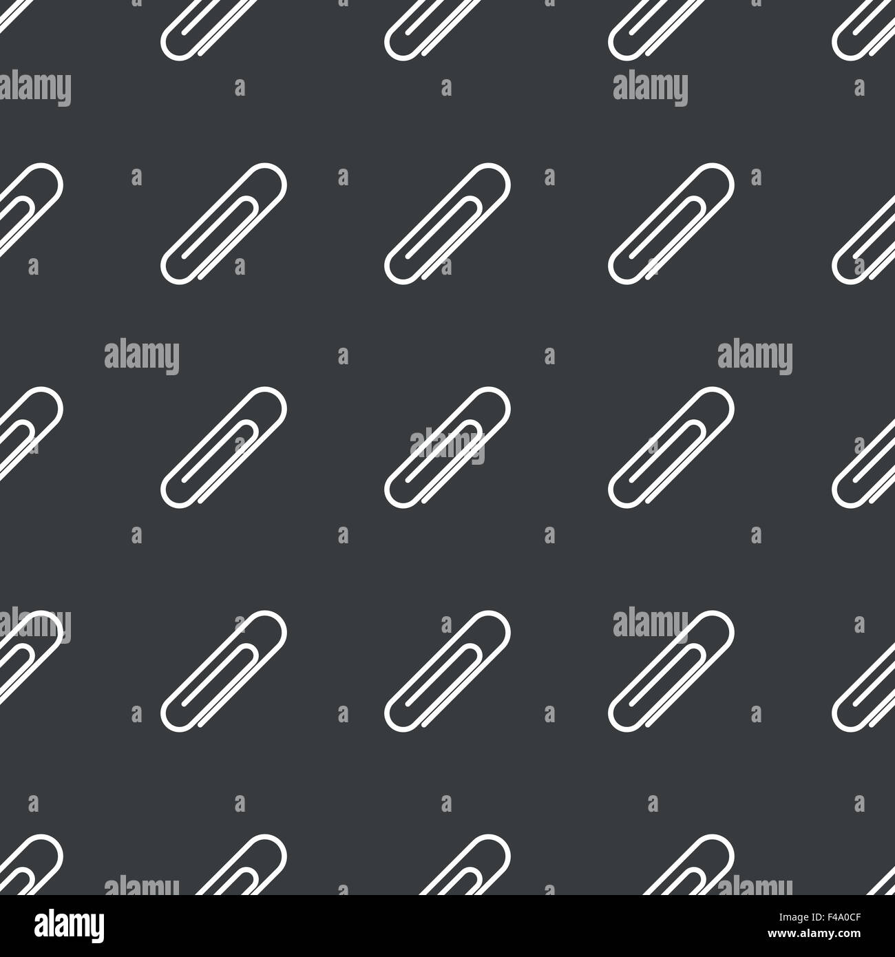 Straight black paperclip pattern Stock Photo - Alamy