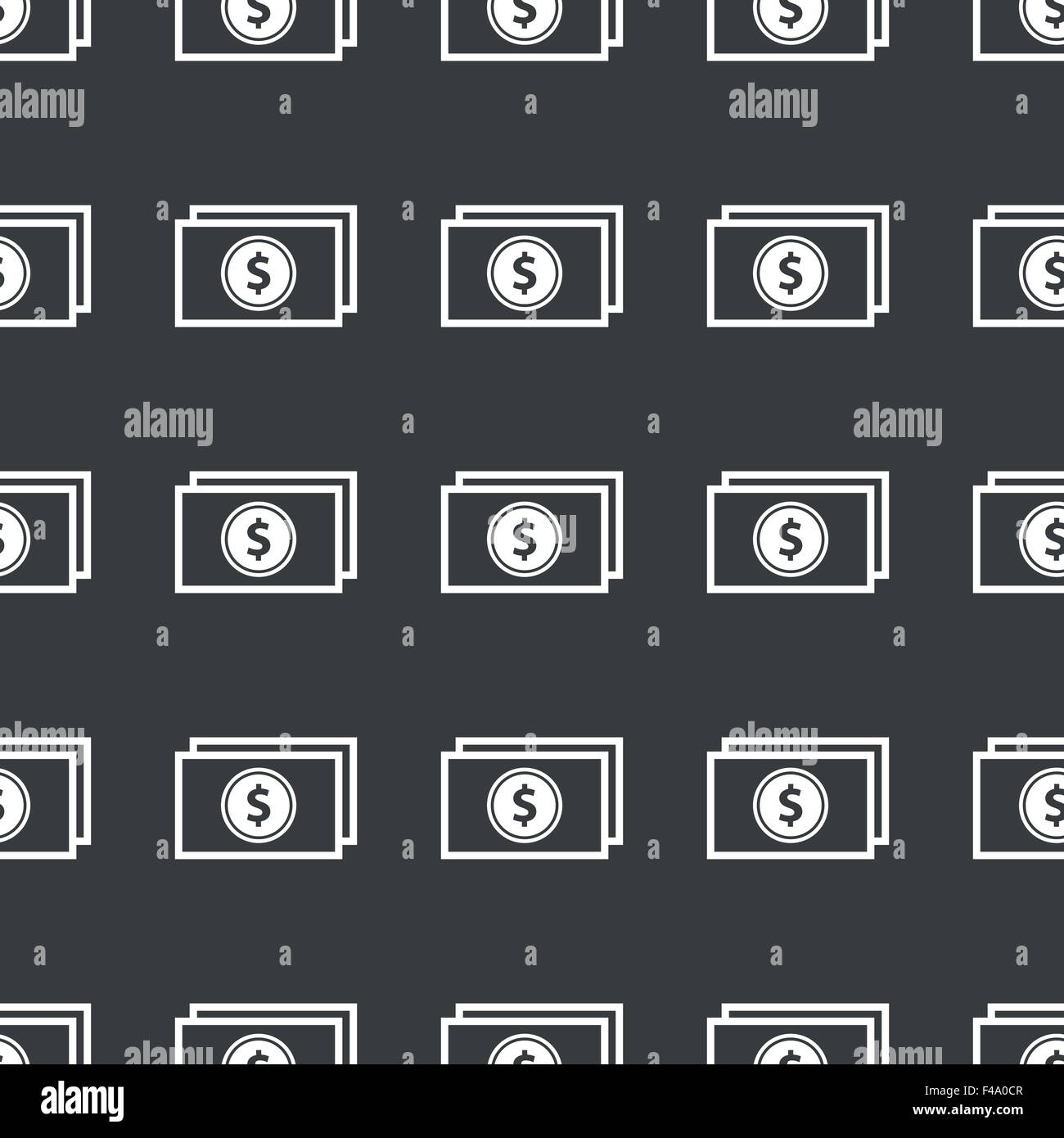 Straight black dollar bill pattern Stock Photo - Alamy