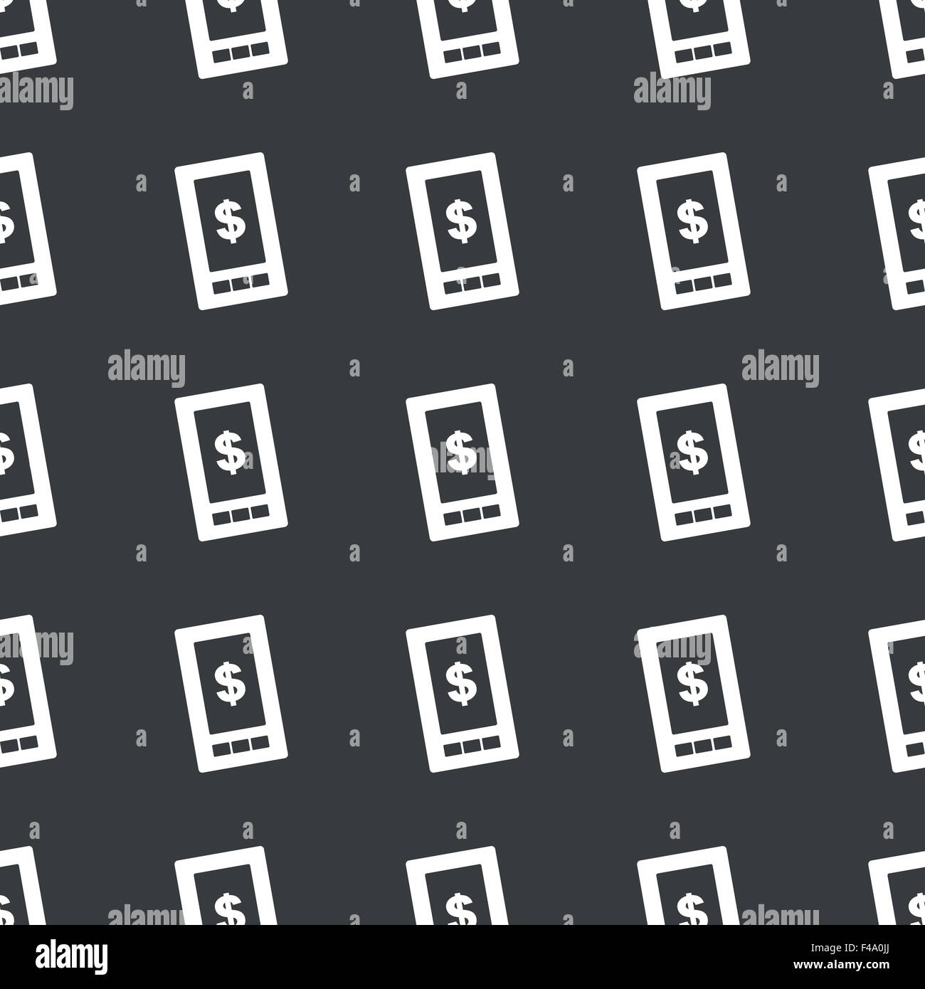 Straight black dollar screen pattern Stock Photo - Alamy