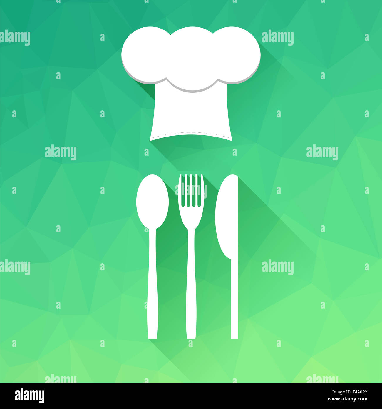 Cheef Hat Icon Stock Photo - Alamy