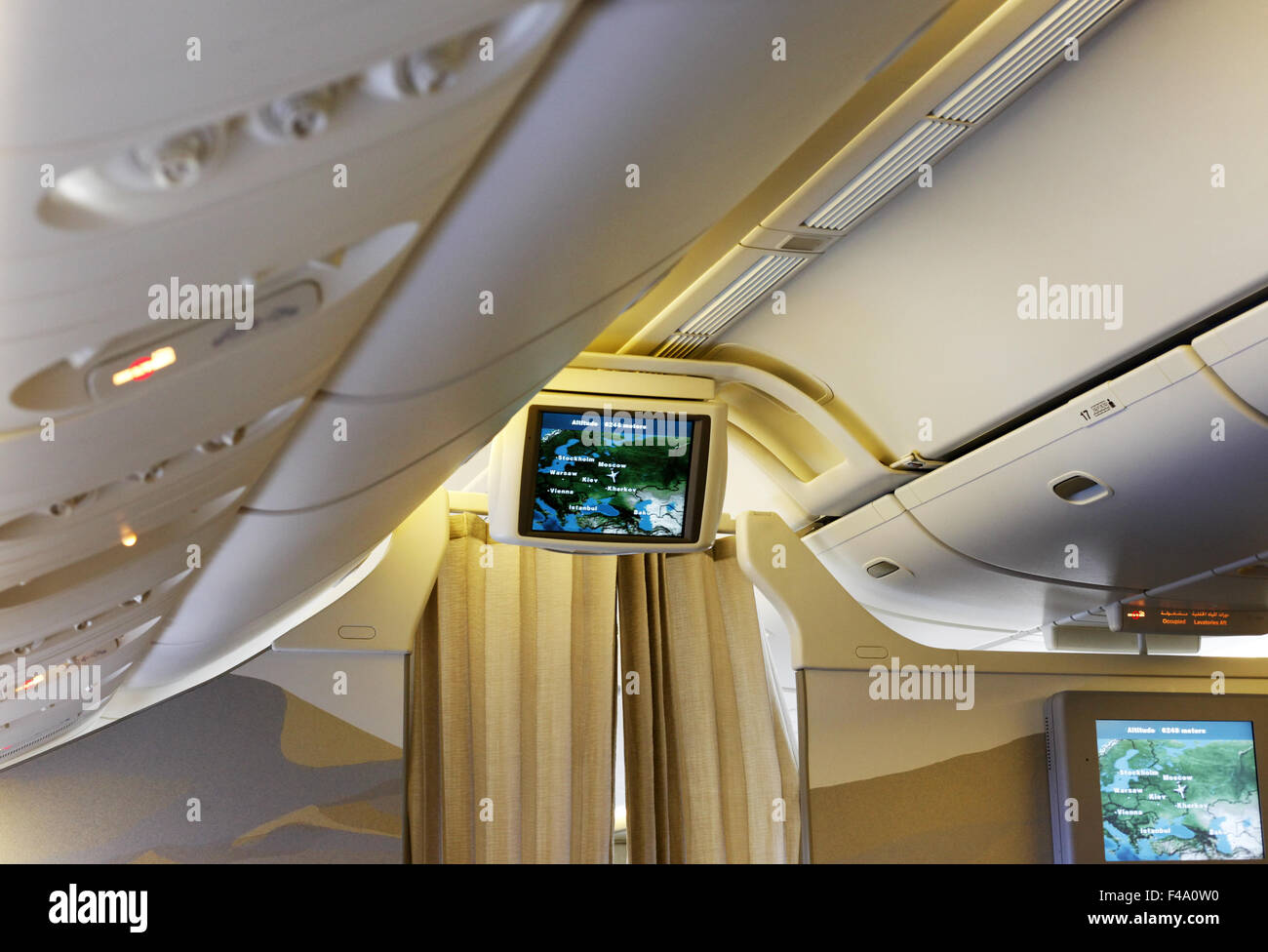 Airline monitor hi-res stock photography and images - Alamy