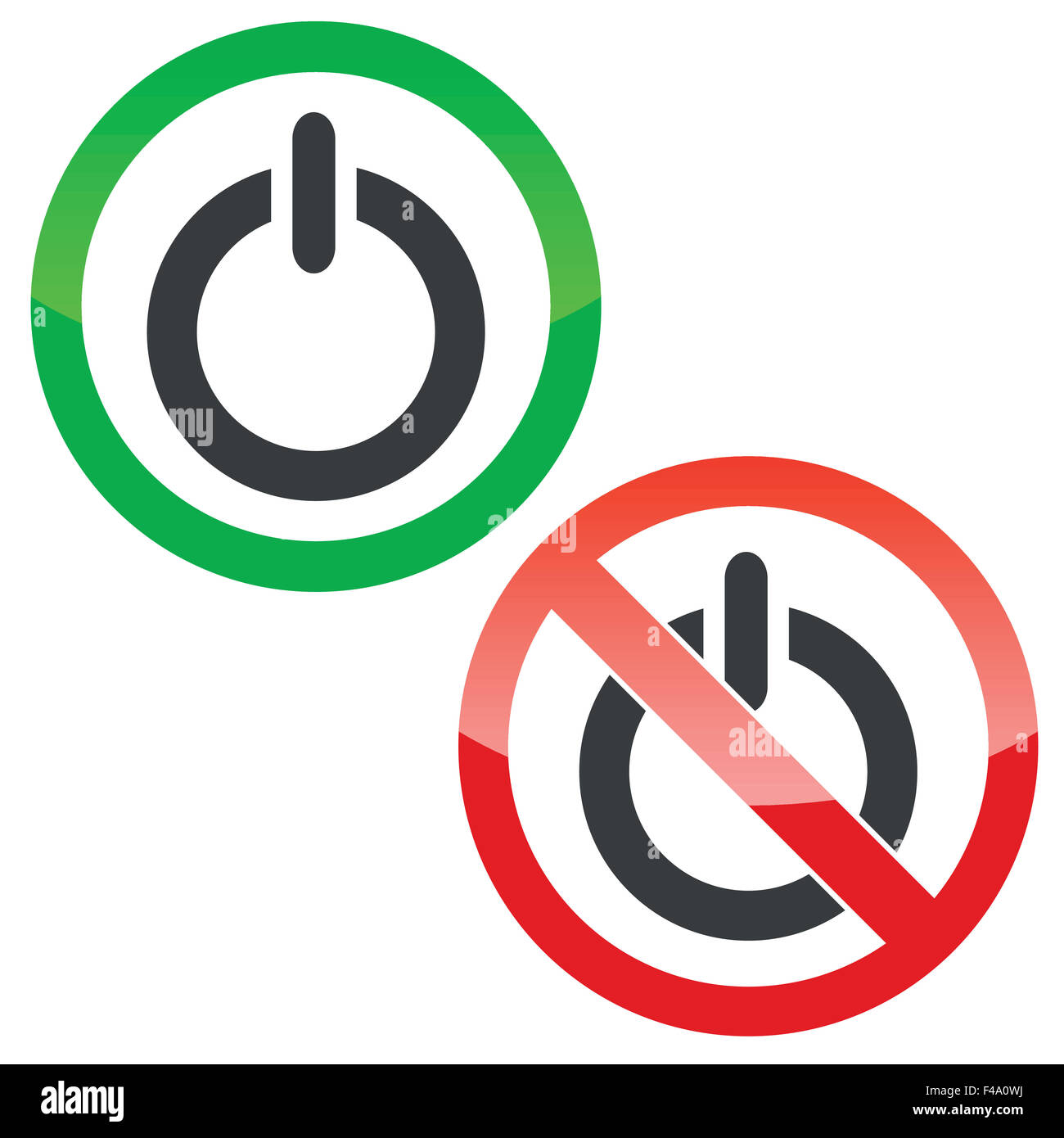 Signs of power Cut Out Stock Images & Pictures - Alamy