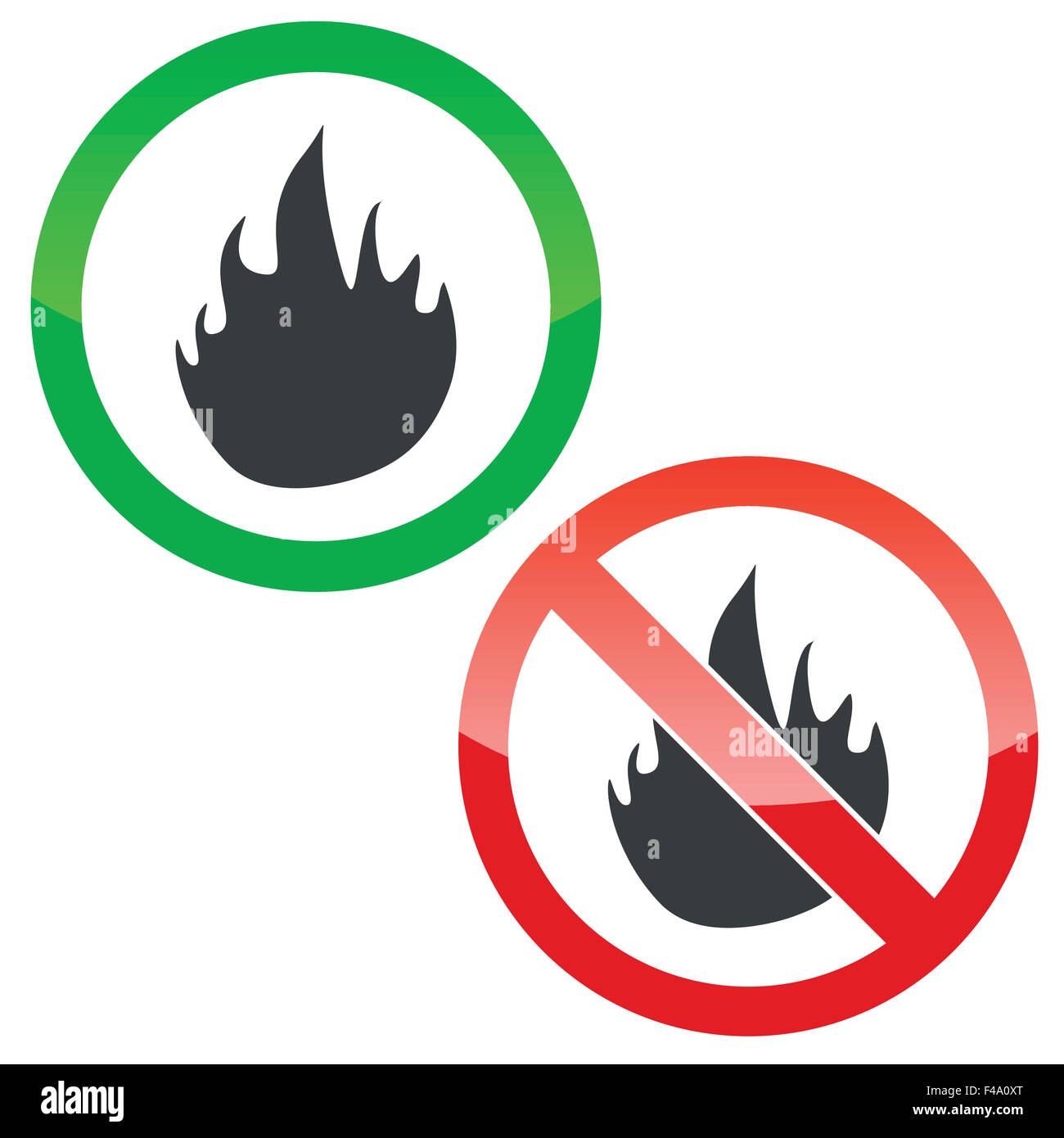 Fire signs hi-res stock photography and images - Alamy