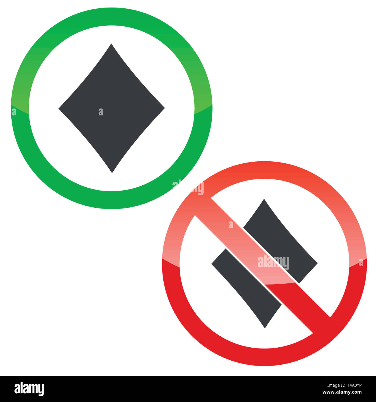 Set of diamonds hi-res stock photography and images - Alamy