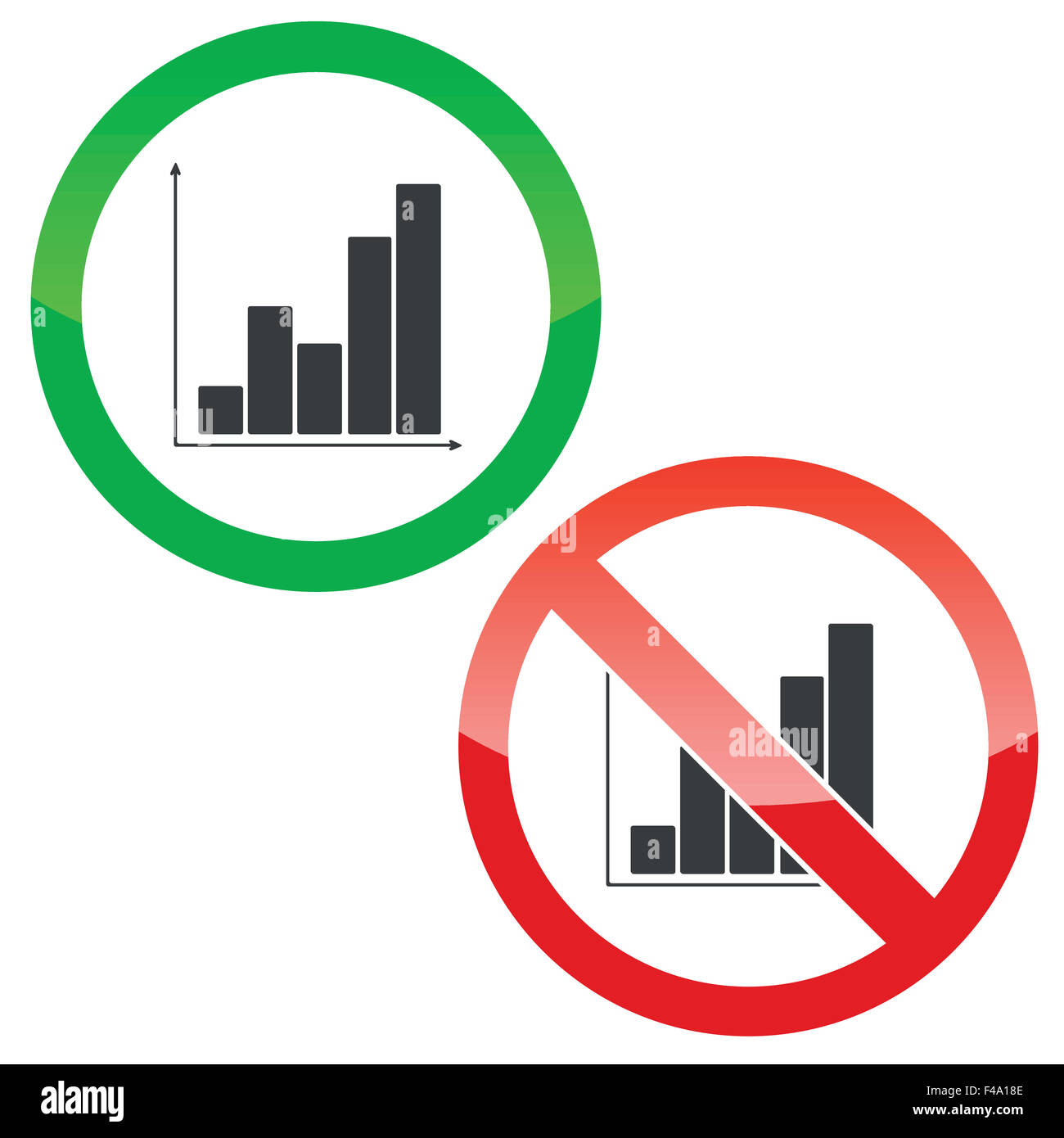 Graphic permission signs set Stock Photo - Alamy