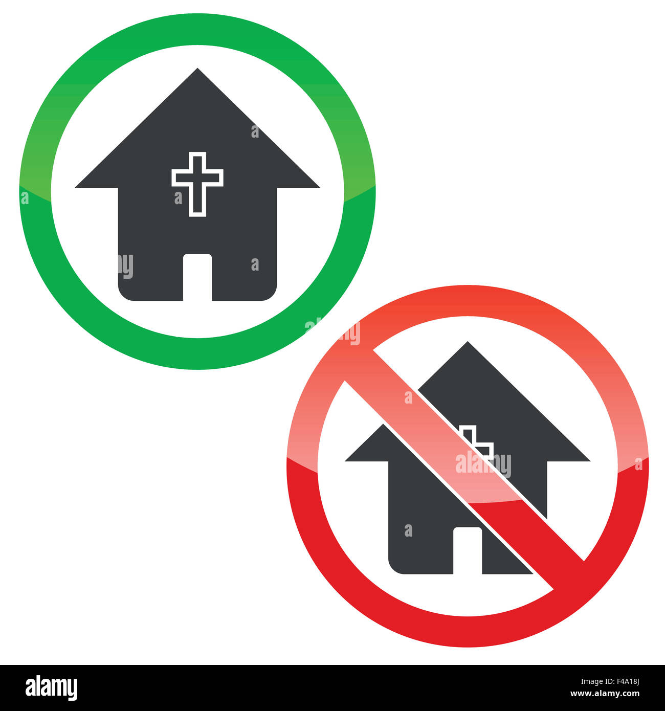 Christian cross set Cut Out Stock Images & Pictures - Alamy